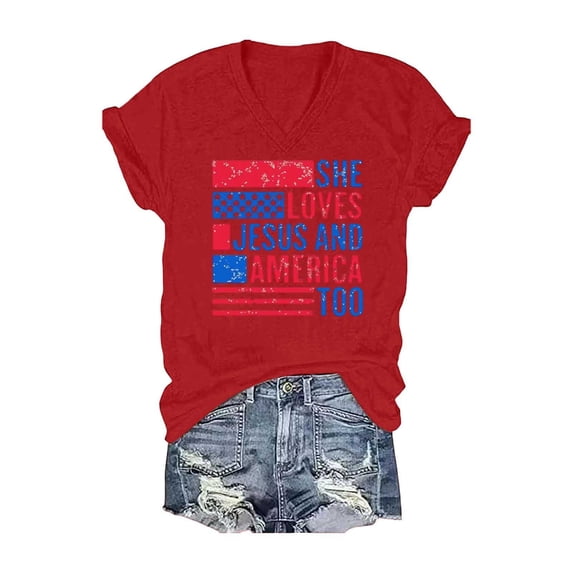 Boho Tops for Women Letter Print Short Sleeve Round Neck Beach Vacation ...