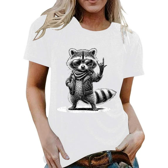 Boho Tops for Women Short Sleeve Crew Neck Graphic Print Comfort Style ...