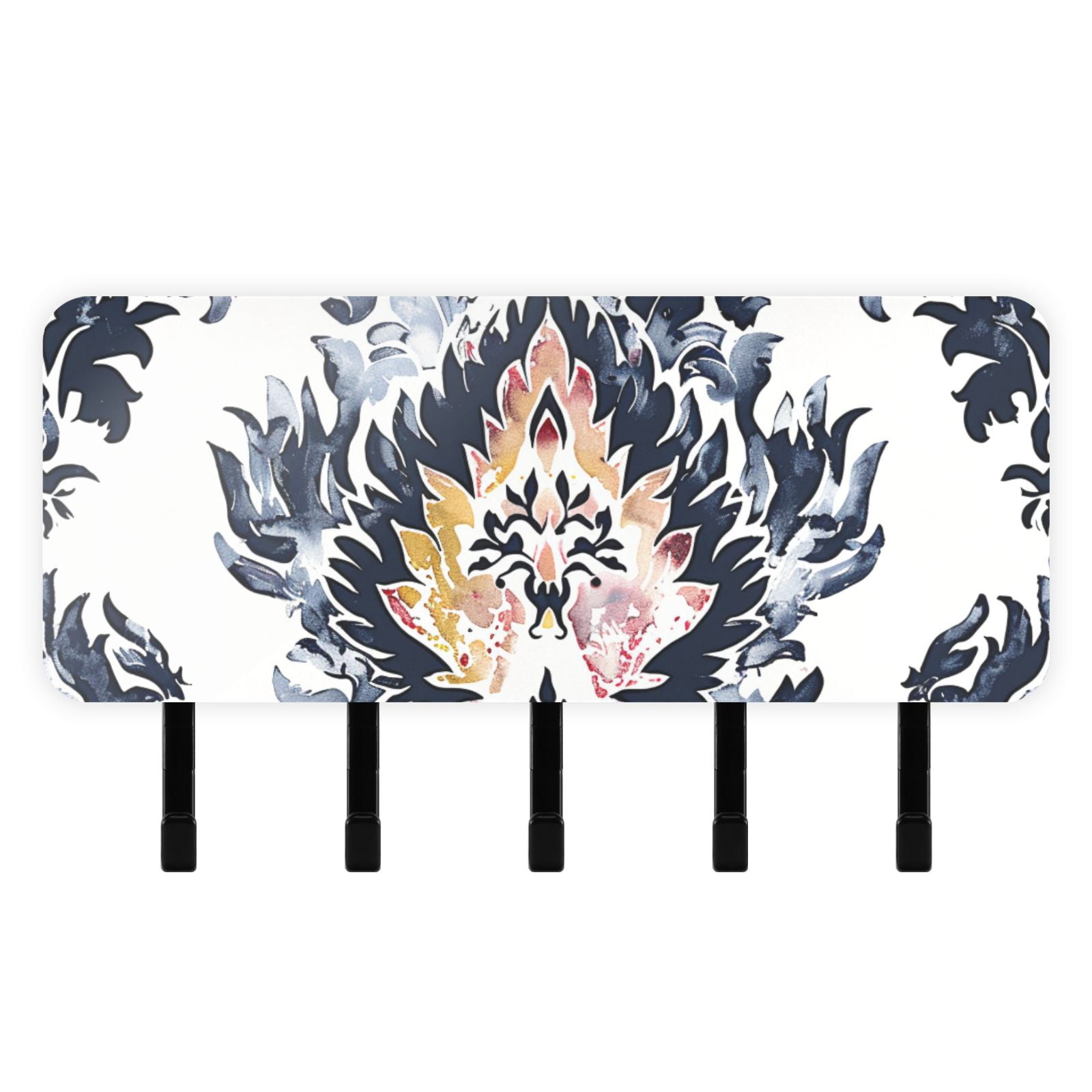 Boho Totem Mail Holder Organizer Wall Mount with Shelf Key Holder Key ...