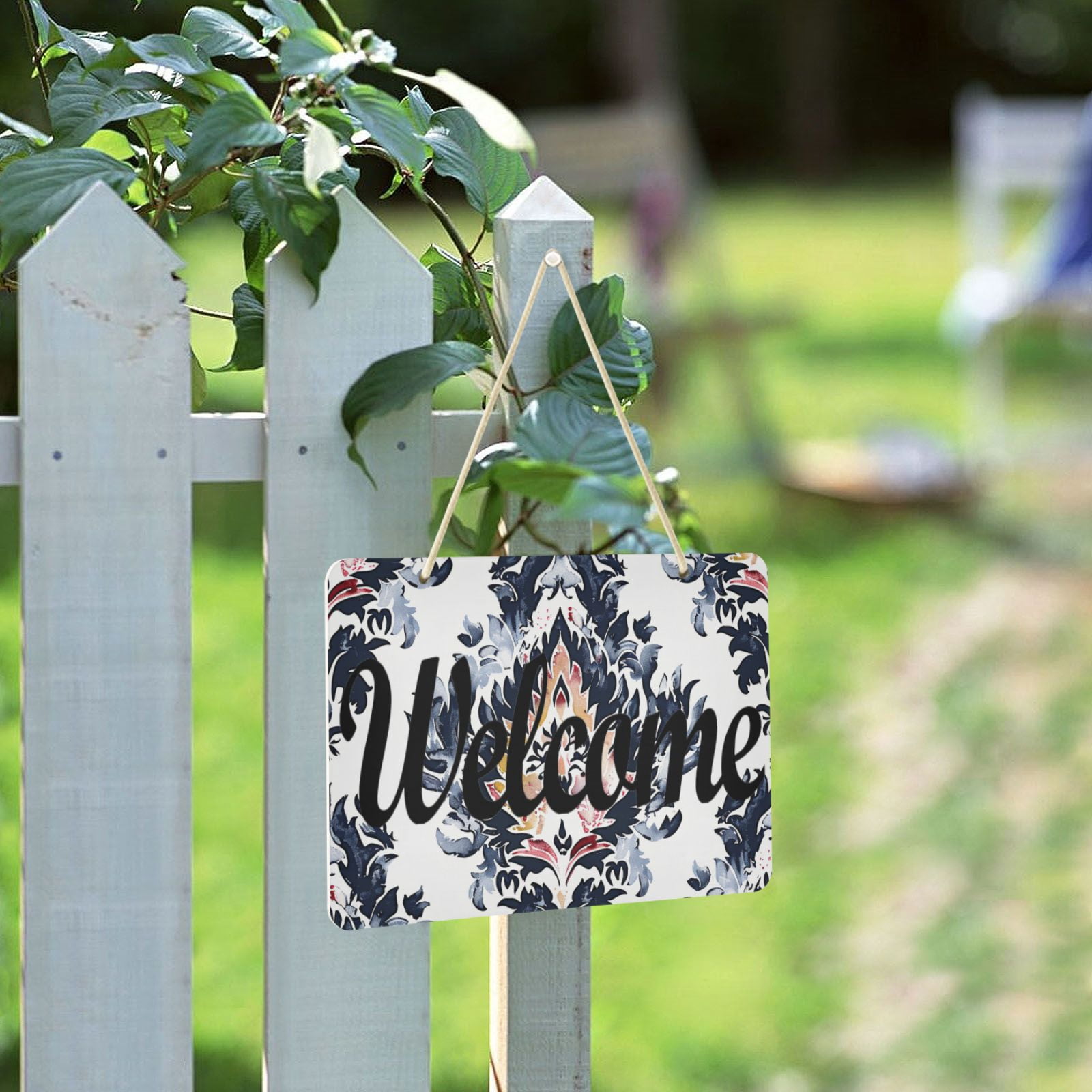Boho Totem Welcome Sign for Front Door Porch Wreath Door Sign Home ...