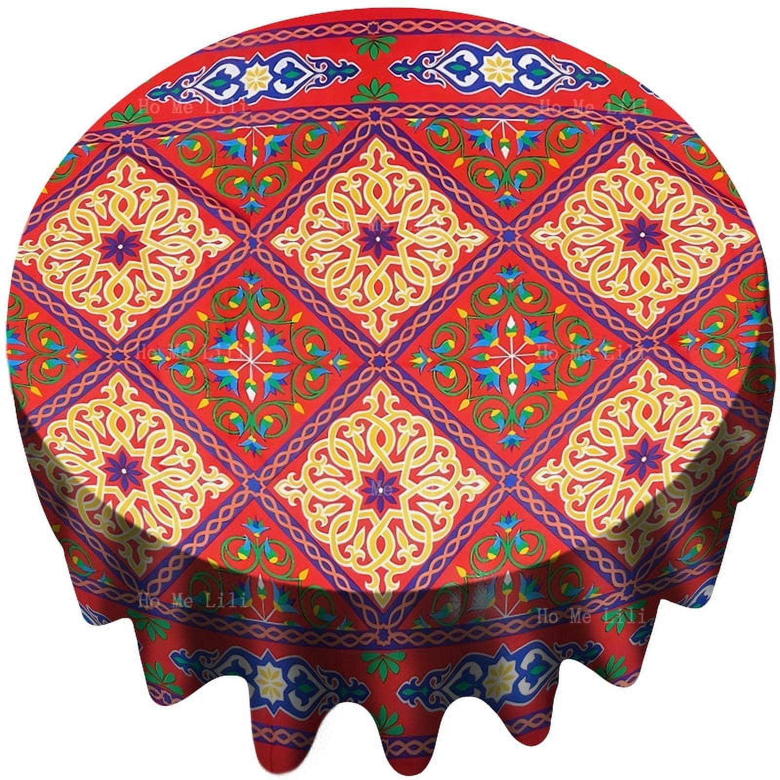 Boho Tribal Aztec Circle Kaleidoscop Egypt Arabian Khayameya Islamic ...
