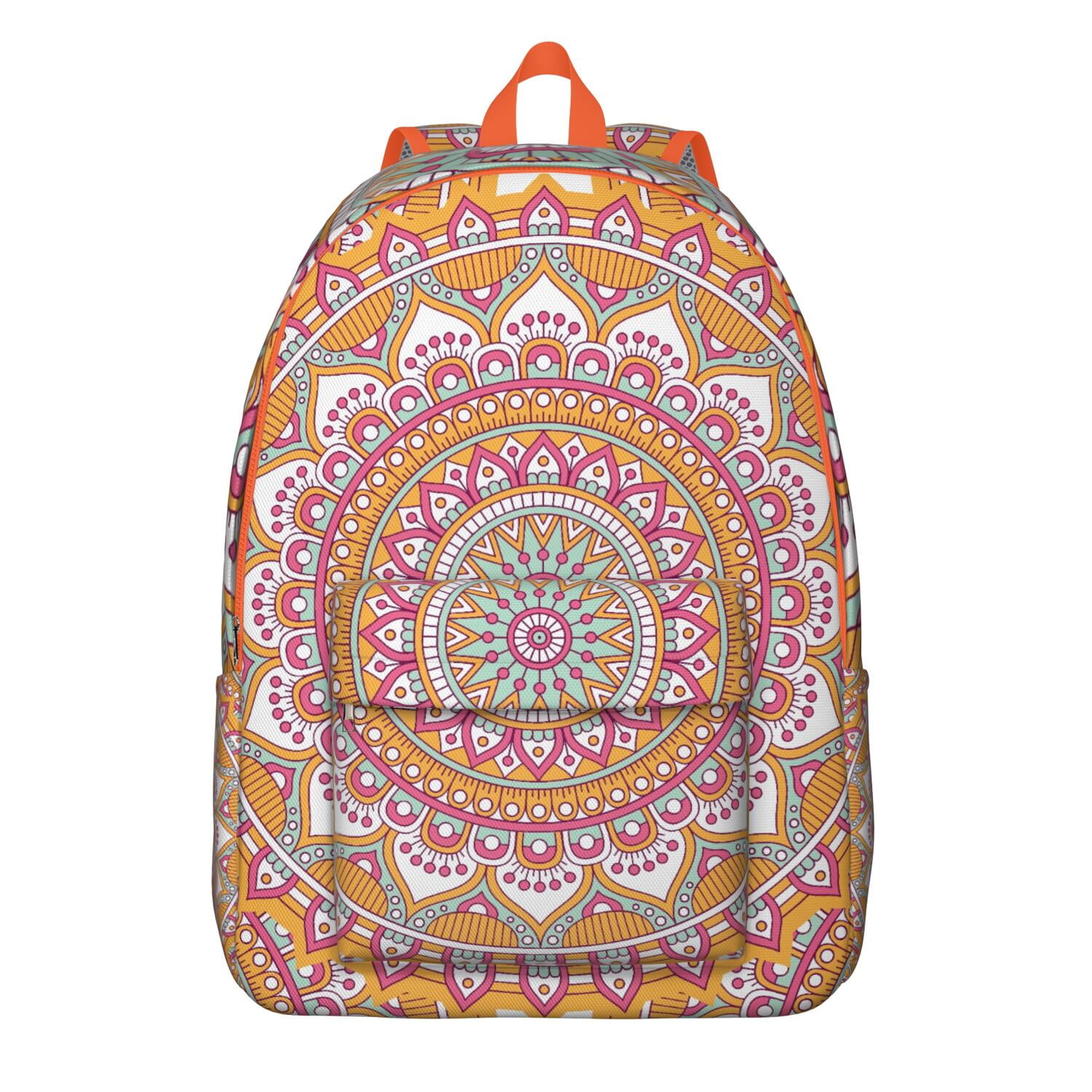 Boho Tribal Backpack, Waterproof and Spacious Featuring Mandala Zen and ...