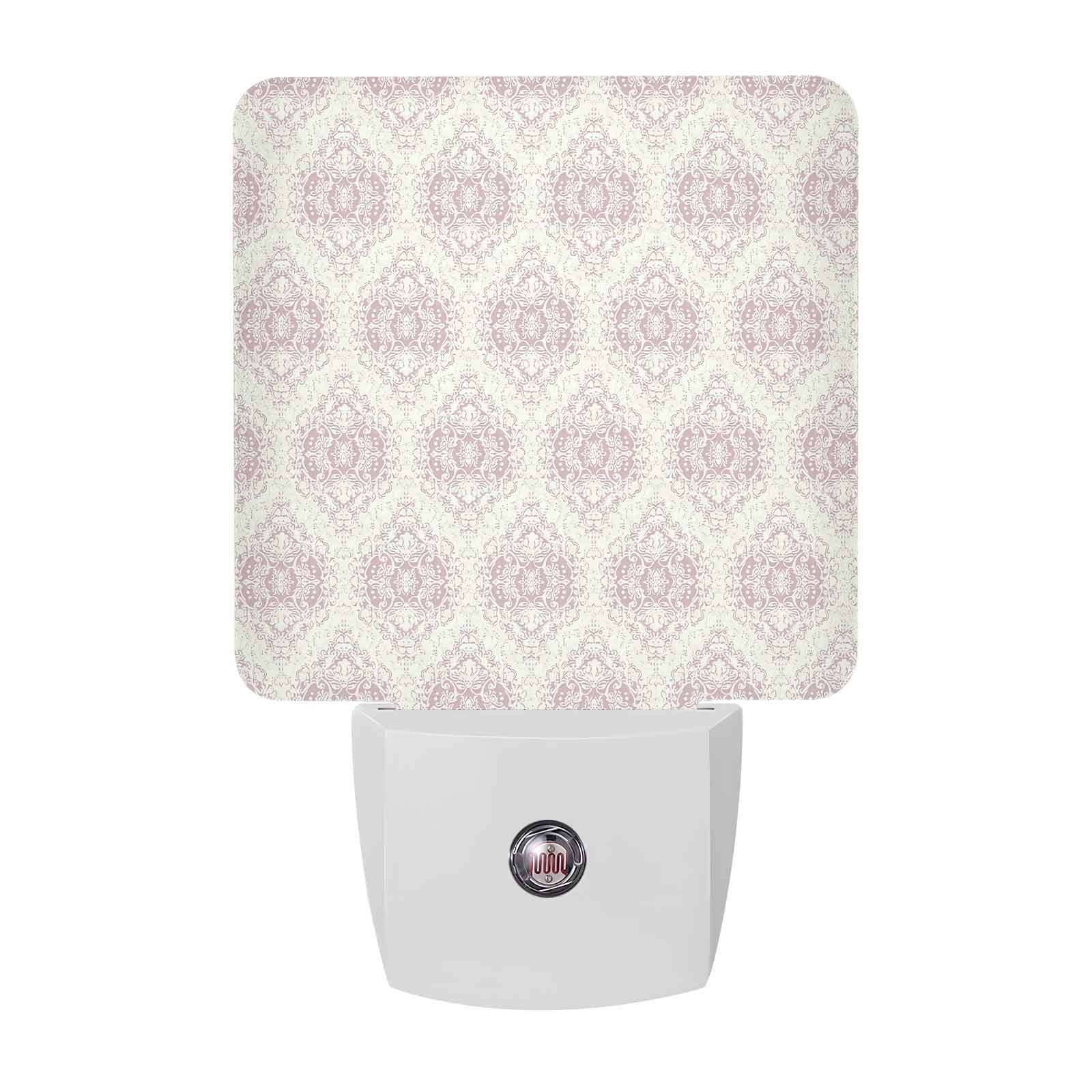 Boho Tribal Floral Plug-in LED Night Lights Bohemian Ethnic Style Auto ...
