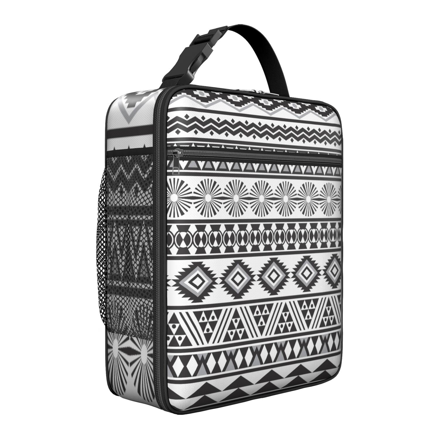 Boho Tribal Lunch Box for Men – Reusable Insulated Small Lunch Bag with ...