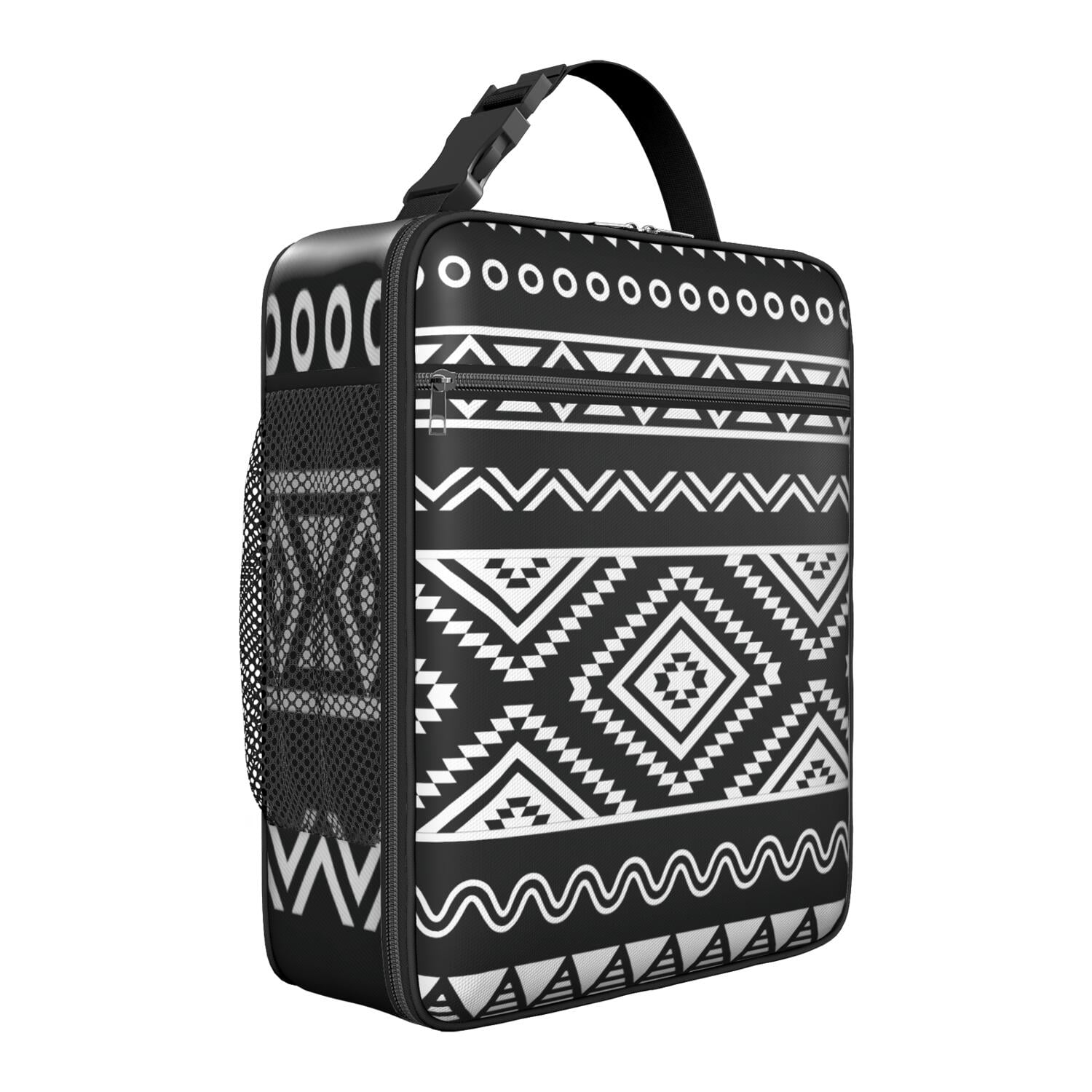 Boho Tribal Lunch Box for Men – Reusable Insulated Small Lunch Bag with ...