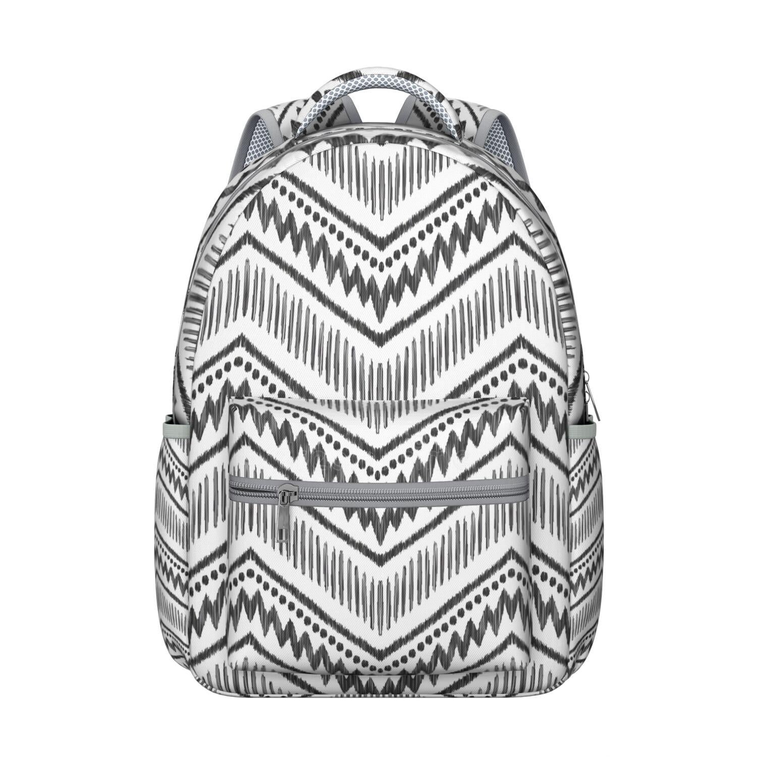 Boho Tribal Print Backpack - Extra Large 17" Laptop Compartment & Heavy ...