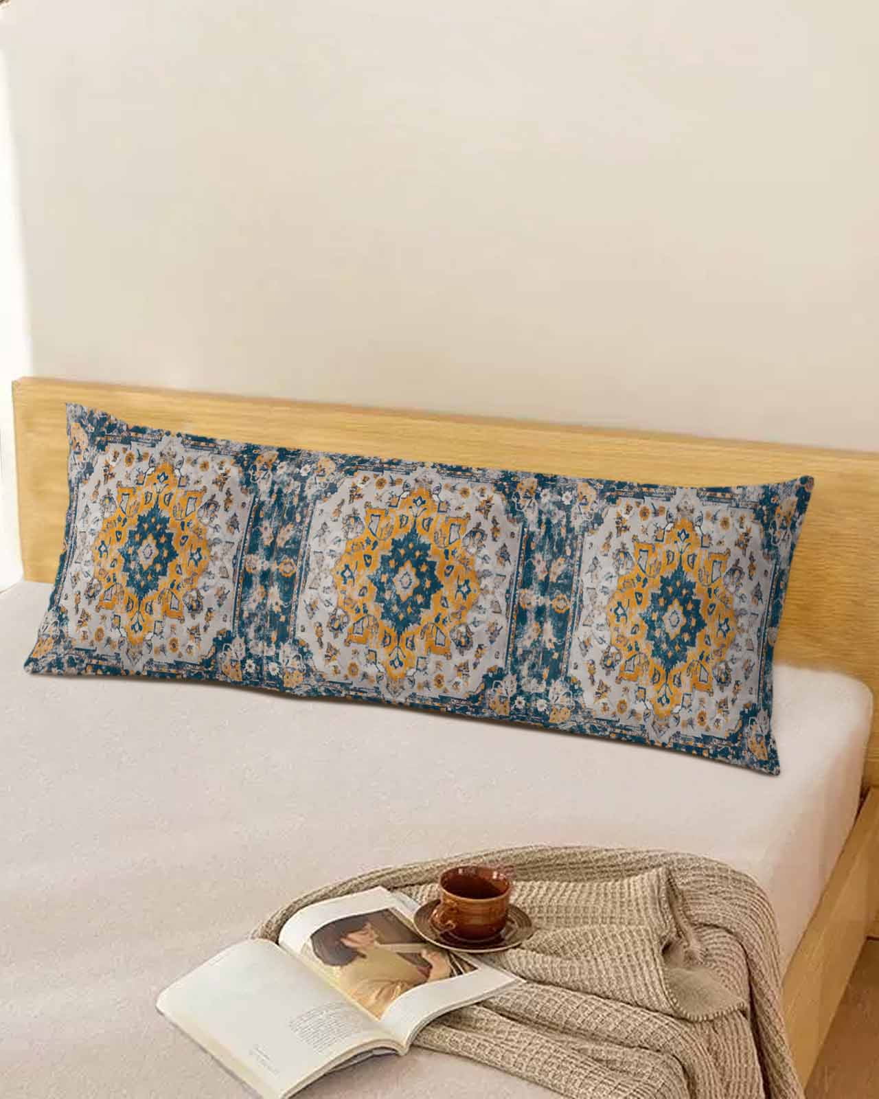 Boho Tribes Body Pillow Covers, Vintage Southwest Tribal Modern Art ...