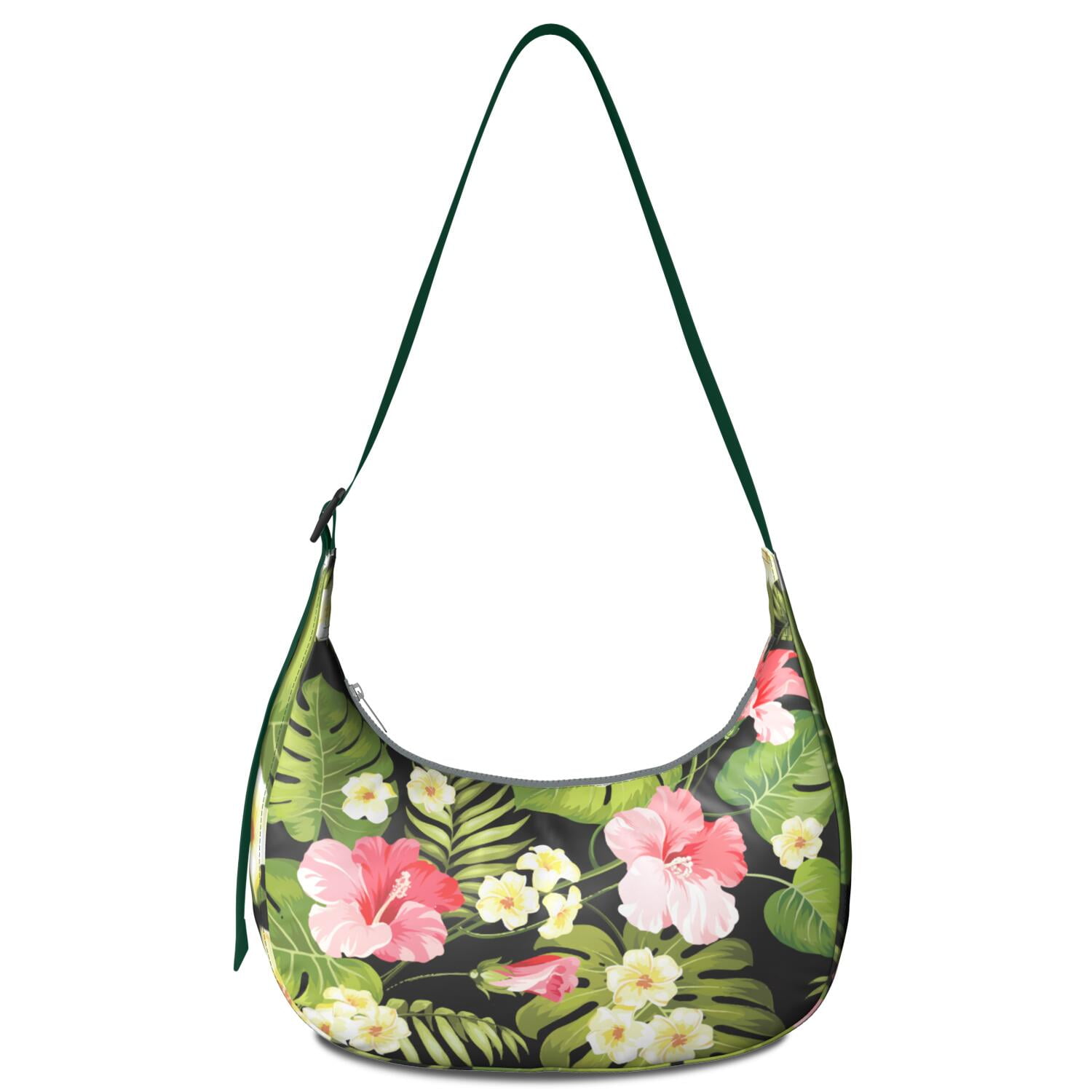 Boho Tropical Floral Crossbody Bag for Women Multicolor Hawaiian ...