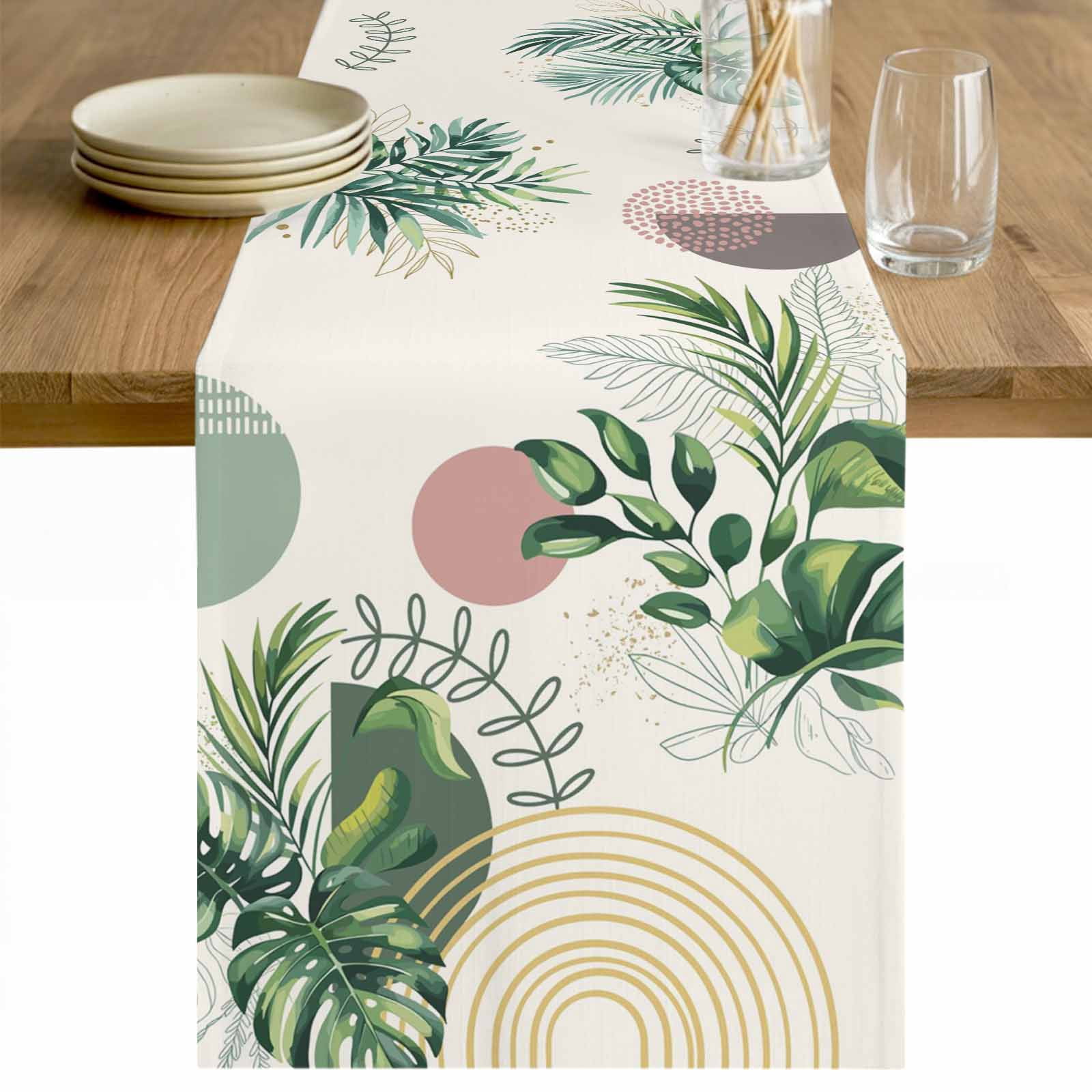 Boho Tropical Table Runner 36 Inches Long Farmhouse Dress Scarves ...