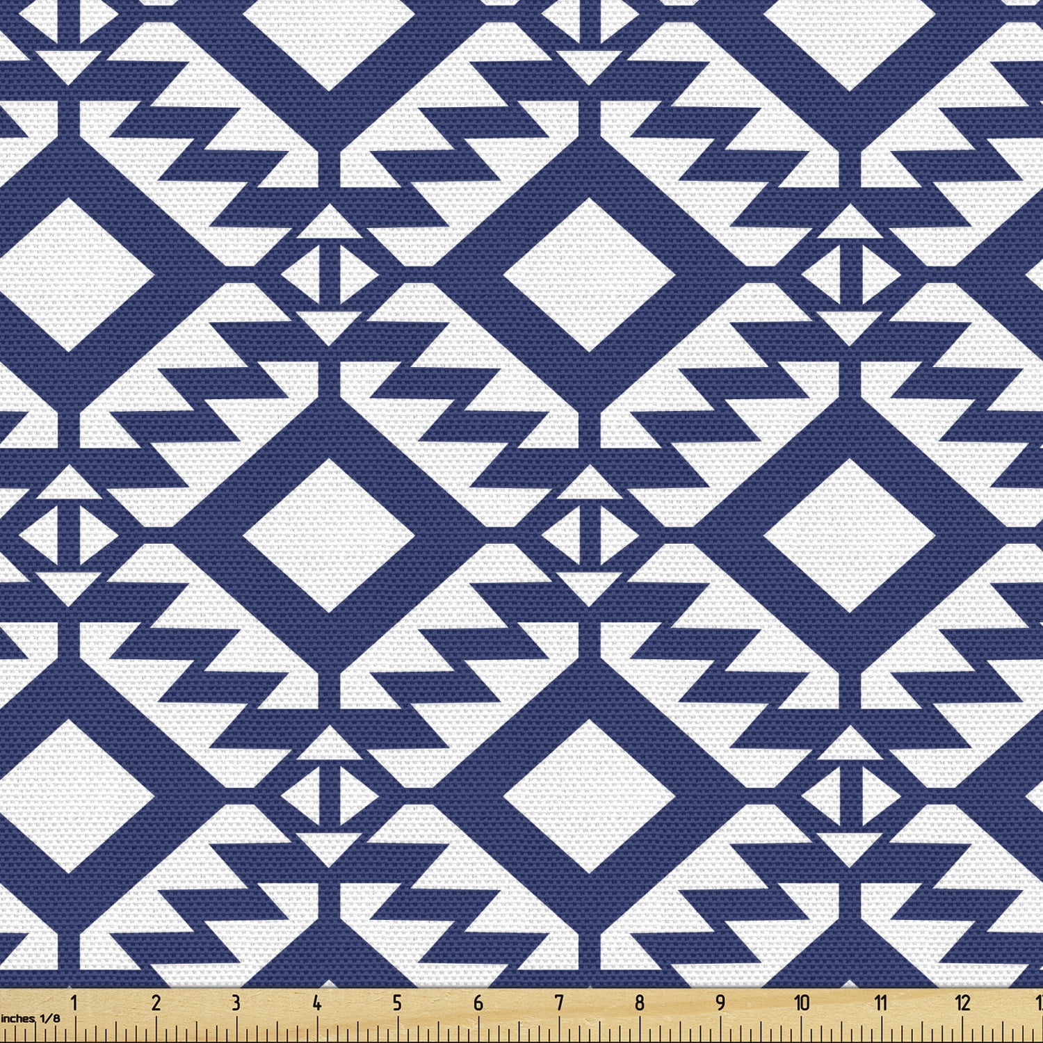 Ambesonne Boho Fabric by the Yard Upholstery, Tribal Art Geometric ...