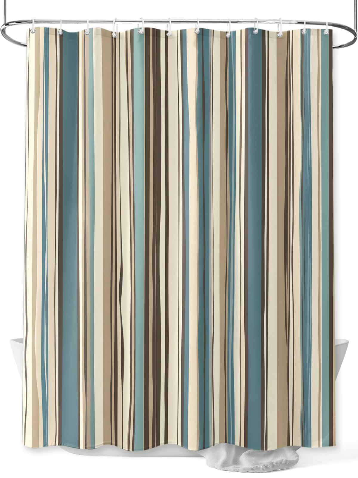 Vertical Striped Shower Curtain