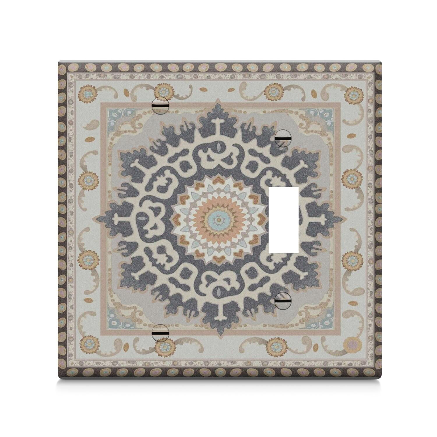 Boho Vintage 1 Toggle 1 Blank Switch Cover Funky Vintage Boho ...