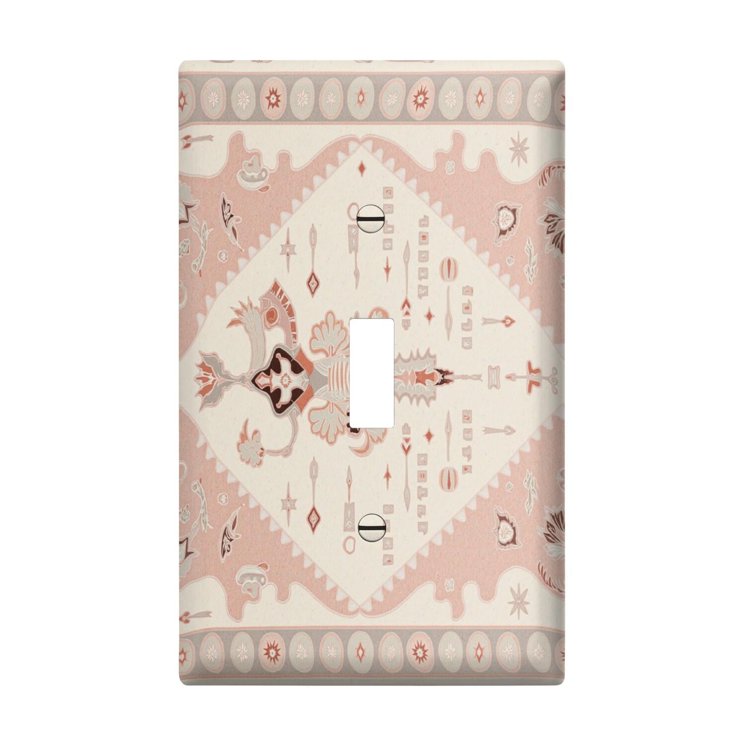 Boho Vintage 1 Toggle Switch Cover Cute Retro Rustic Decorative One ...