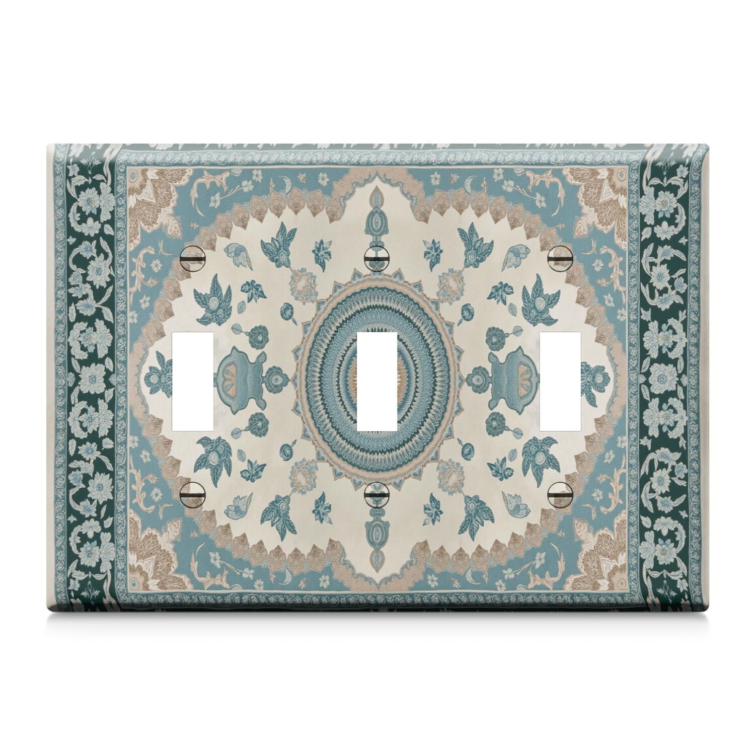 Boho Vintage 3 Toggle Switch Cover Funky Vintage Boho Decorative 3 ...