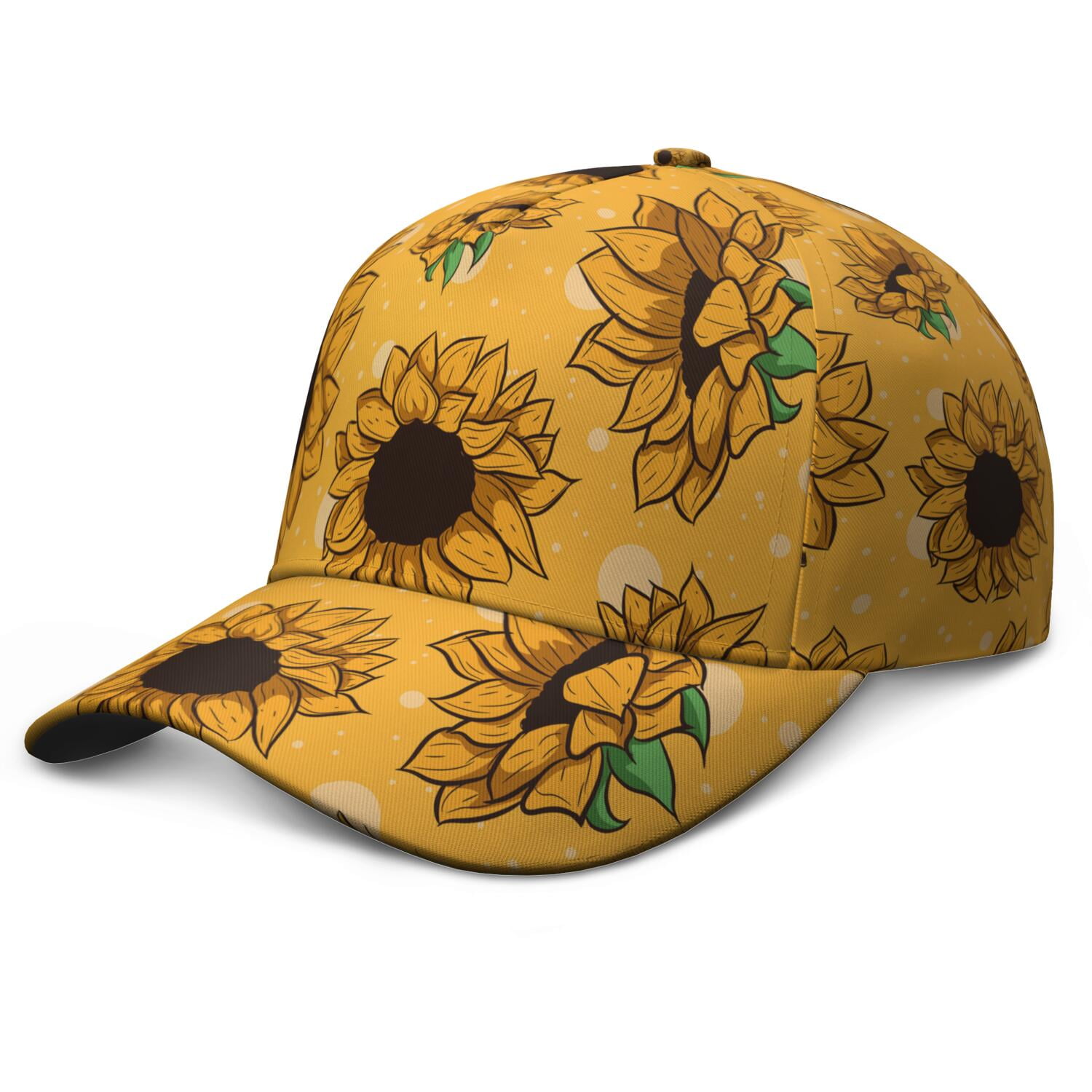 Boho Vintage Baseball Cap – Sunflower Rustic Farmhouse Country Dad Hat ...