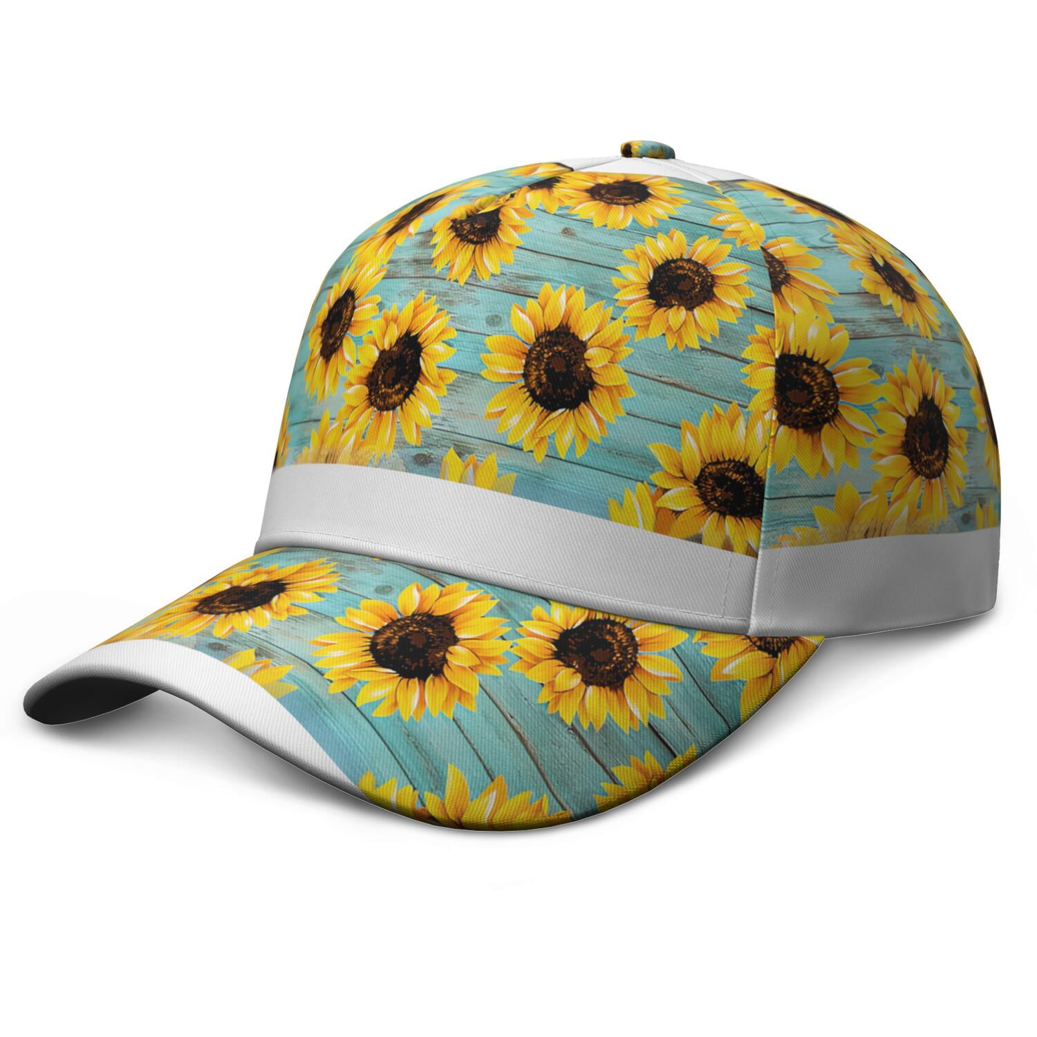 Boho Vintage Baseball Cap – Sunflower Rustic Farmhouse Country Dad Hat ...