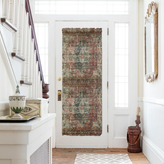Boho Vintage Door Curtains for Door Window, French Sidelight Front Back ...