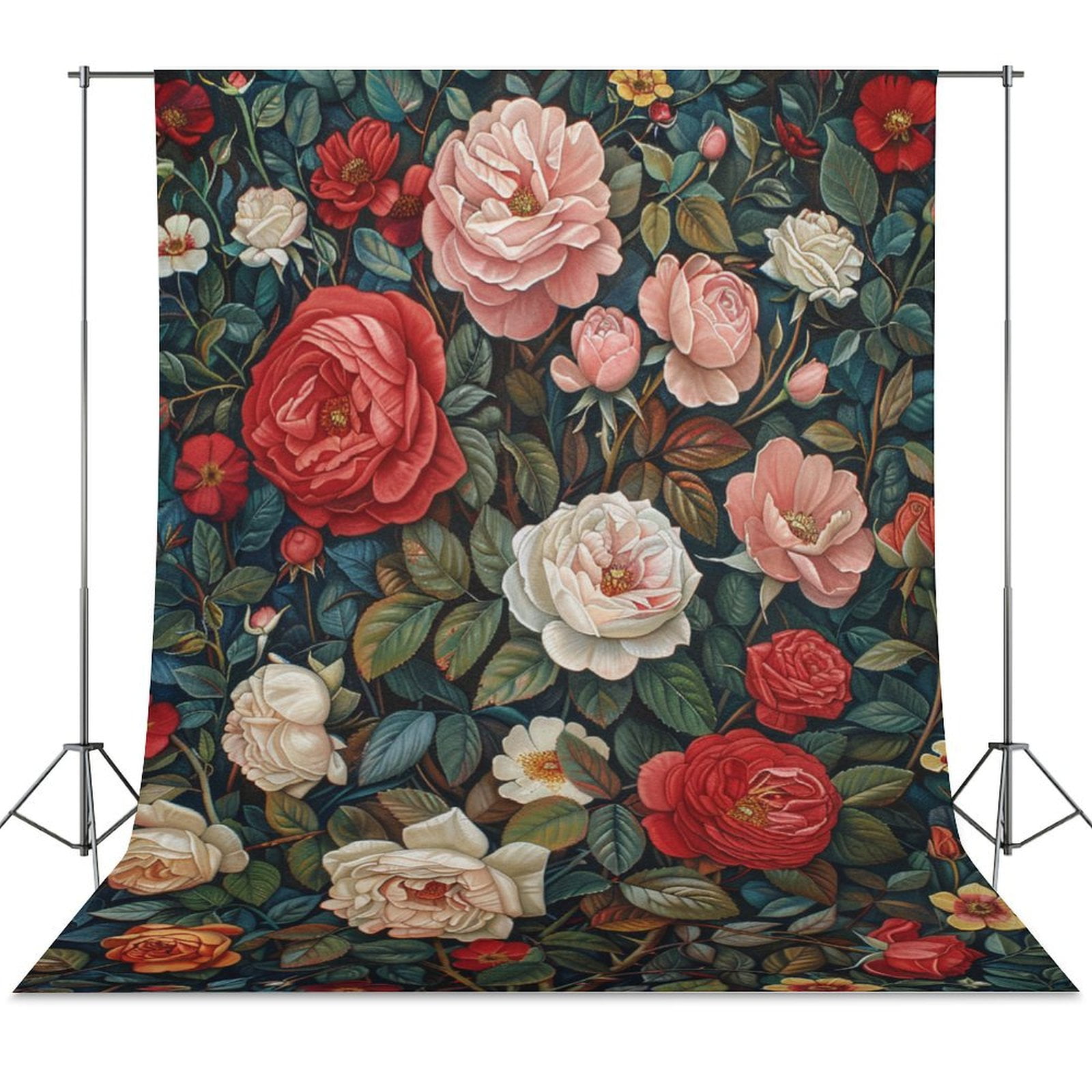 Boho Vintage Floral Backdrop Background for Photography Photo Booth ...