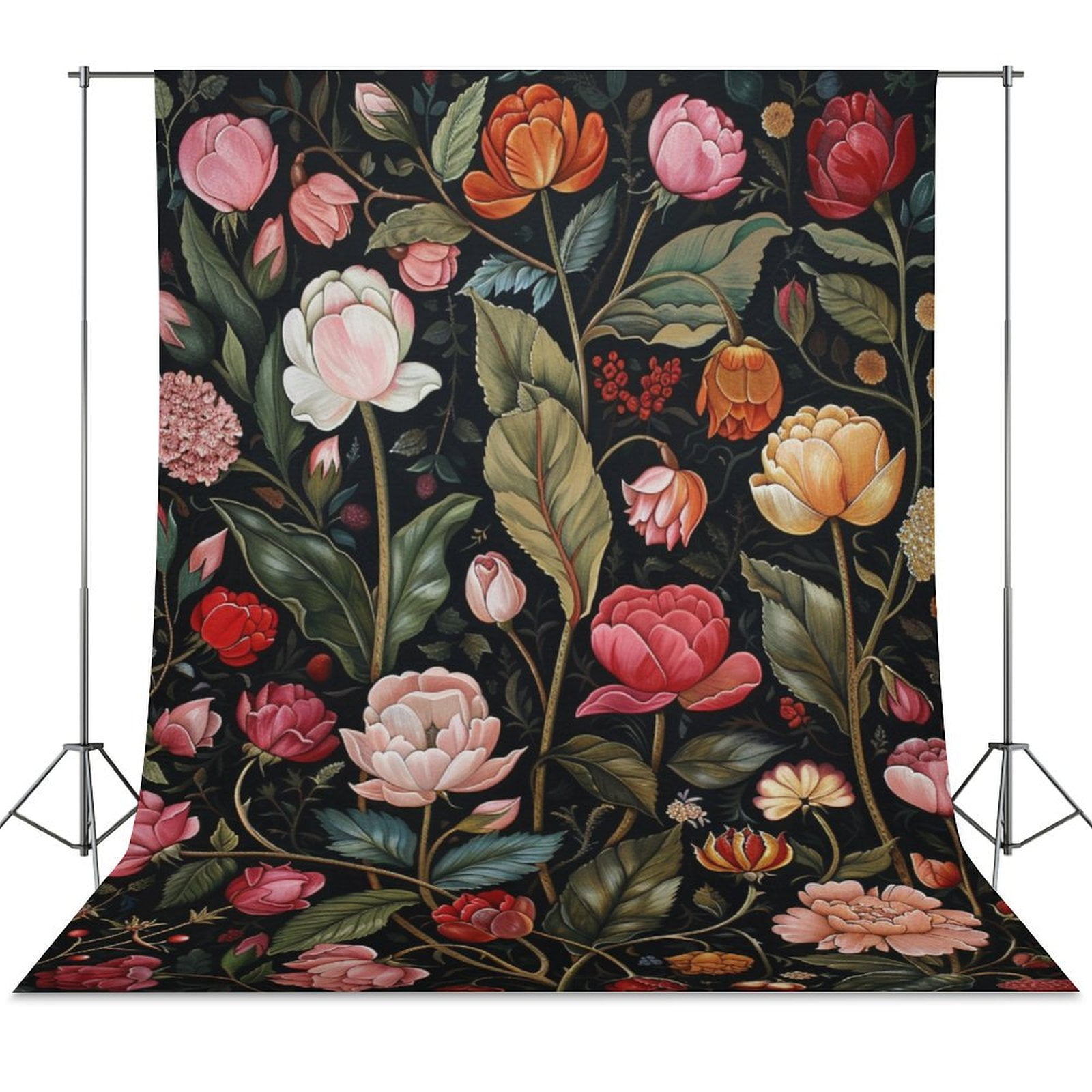 Boho Vintage Floral Backdrop Background for Photography Photo Booth ...