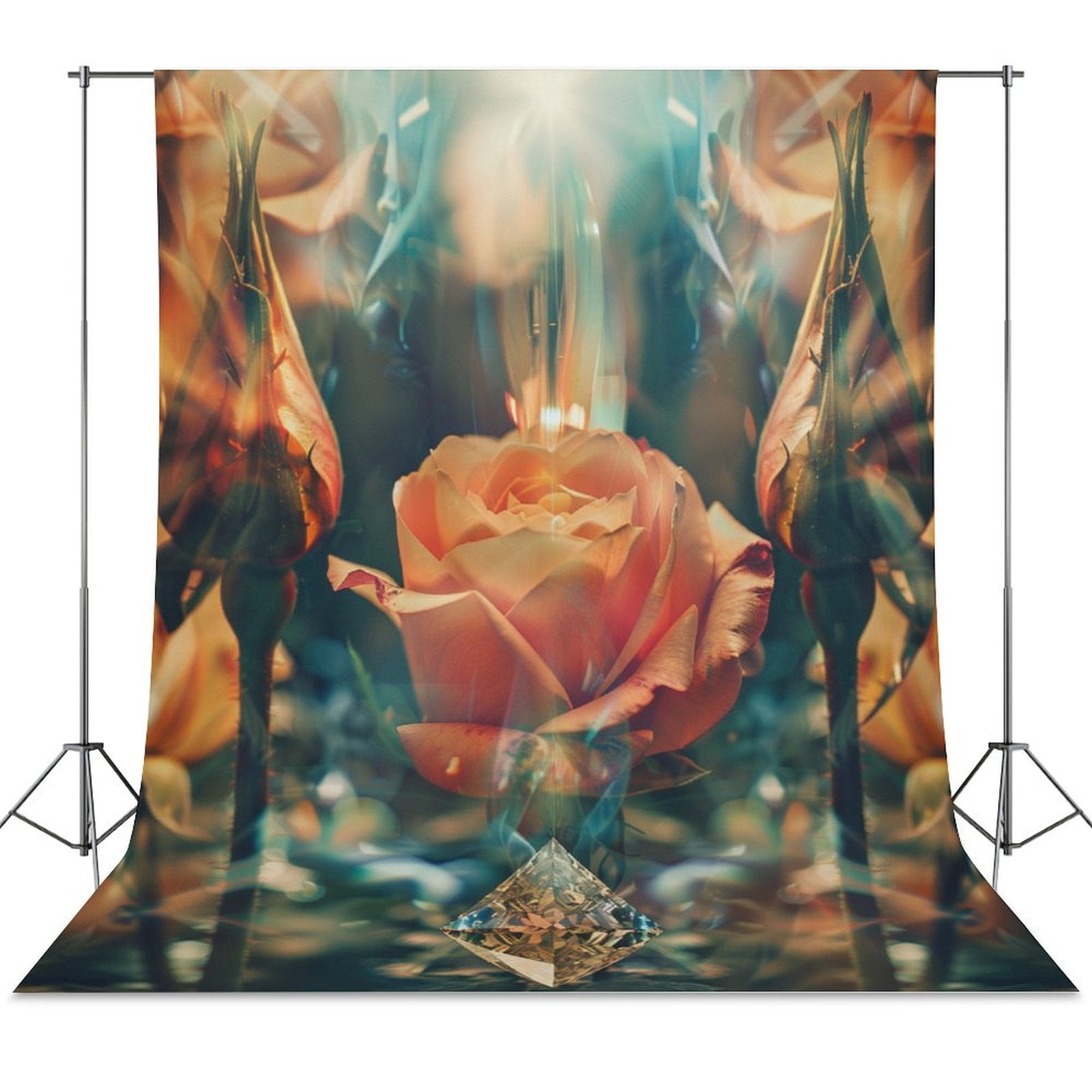 Boho Vintage Floral Backdrops for Photography for Party Backdrop ...