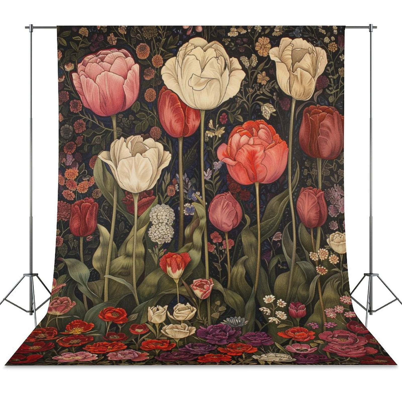 Boho Vintage Floral Spring Backdrop Backdrops for Photography Photo ...