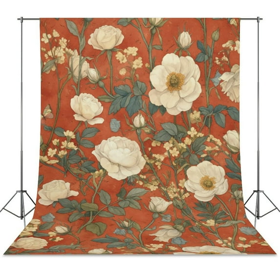 Boho Vintage Floral Spring Backdrop Backdrops for Photography Photo ...