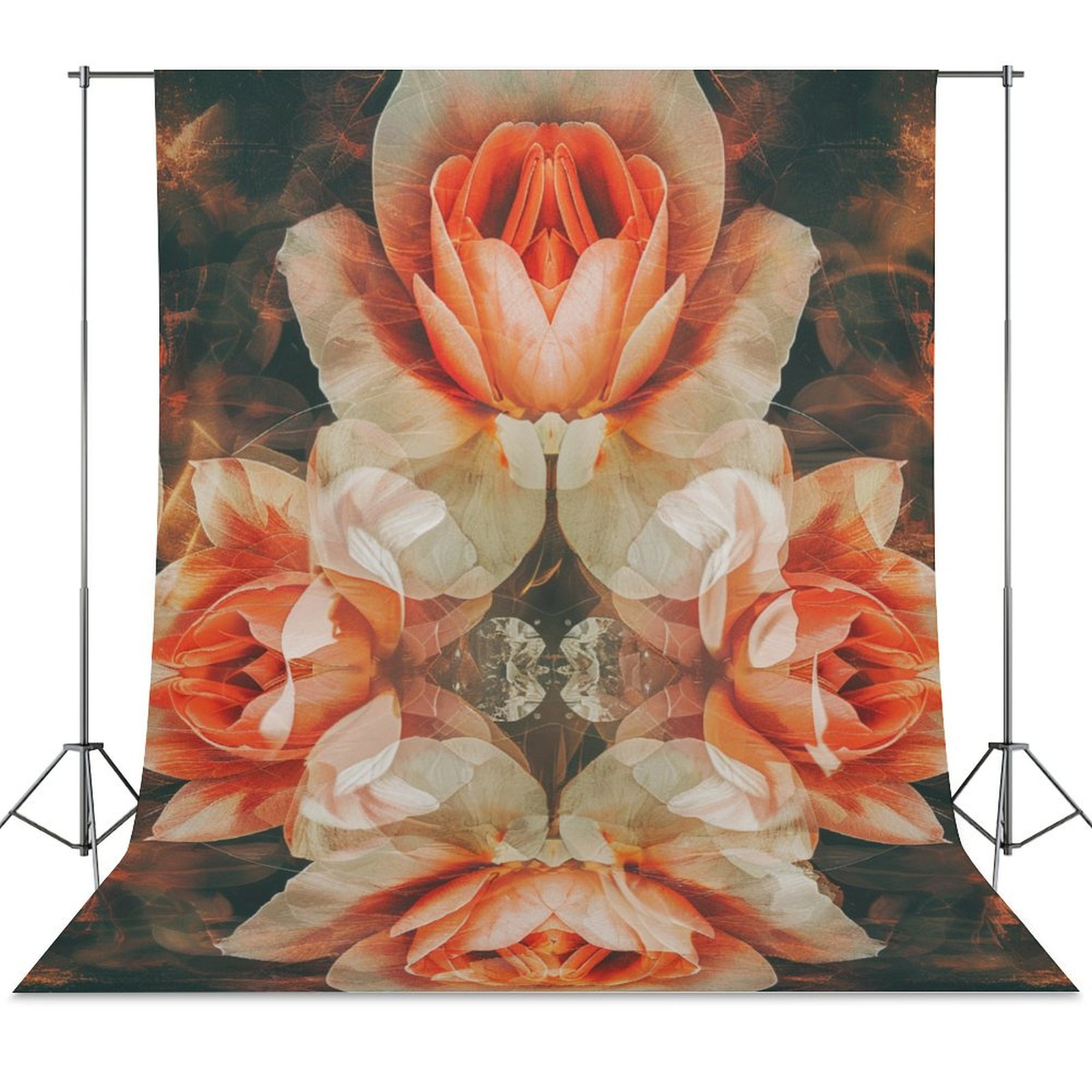 Boho Vintage Floral Spring Wall Backdrop Background Floral Backdrops ...