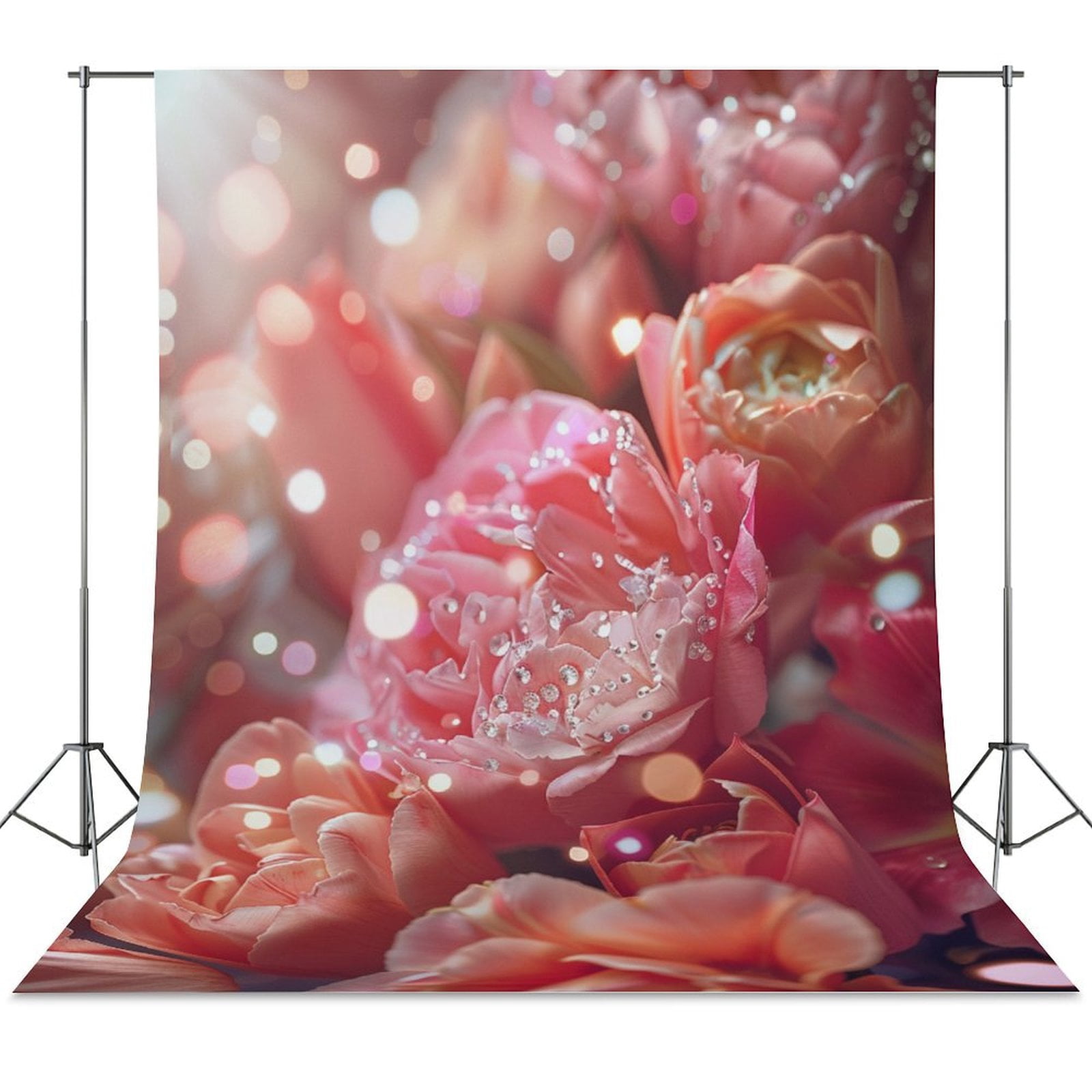 Boho Vintage Floral Spring Wall Backdrop Background Floral Backdrops ...