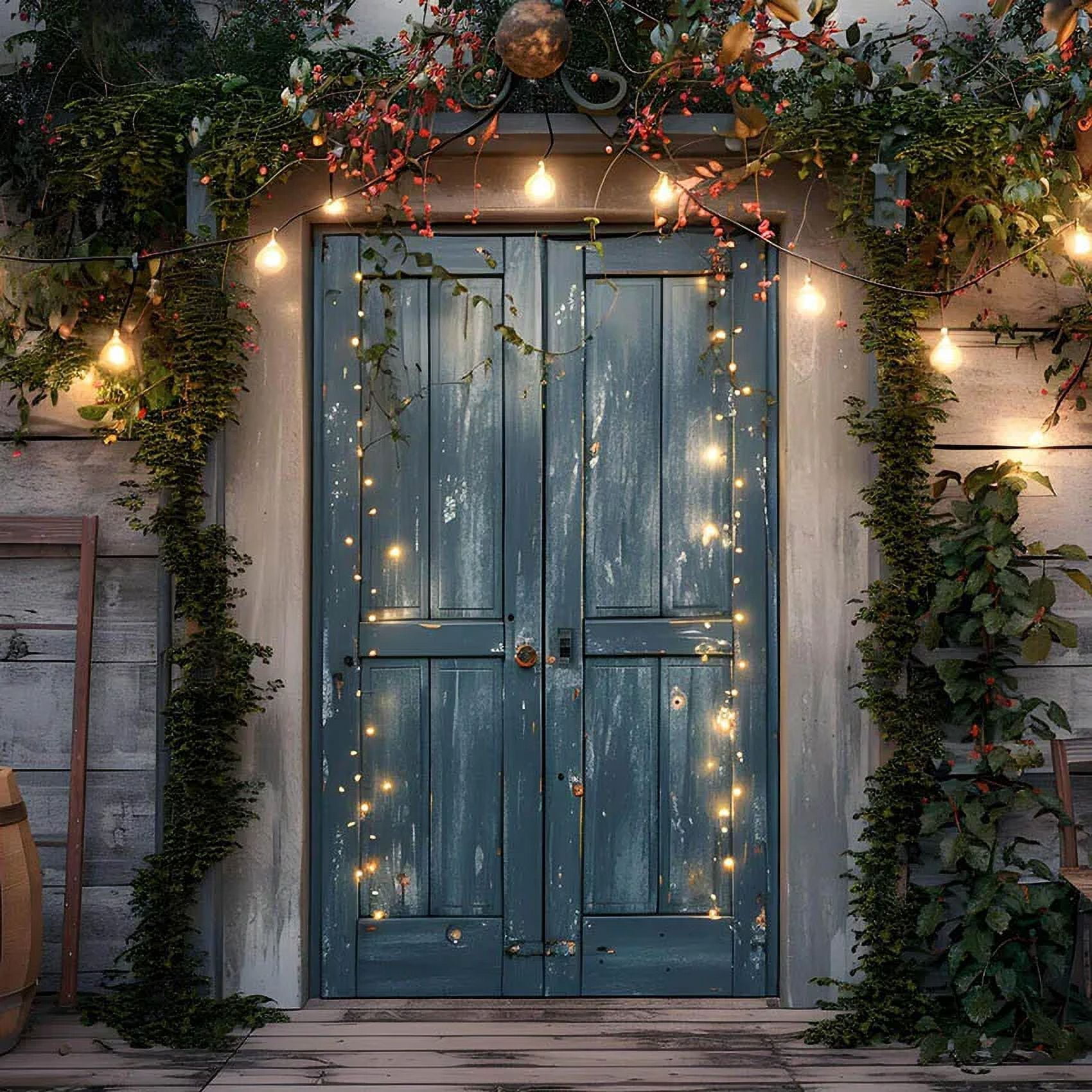 Boho Vintage Rustic Door Adult Birthday Wedding Maternity Portrait r ...