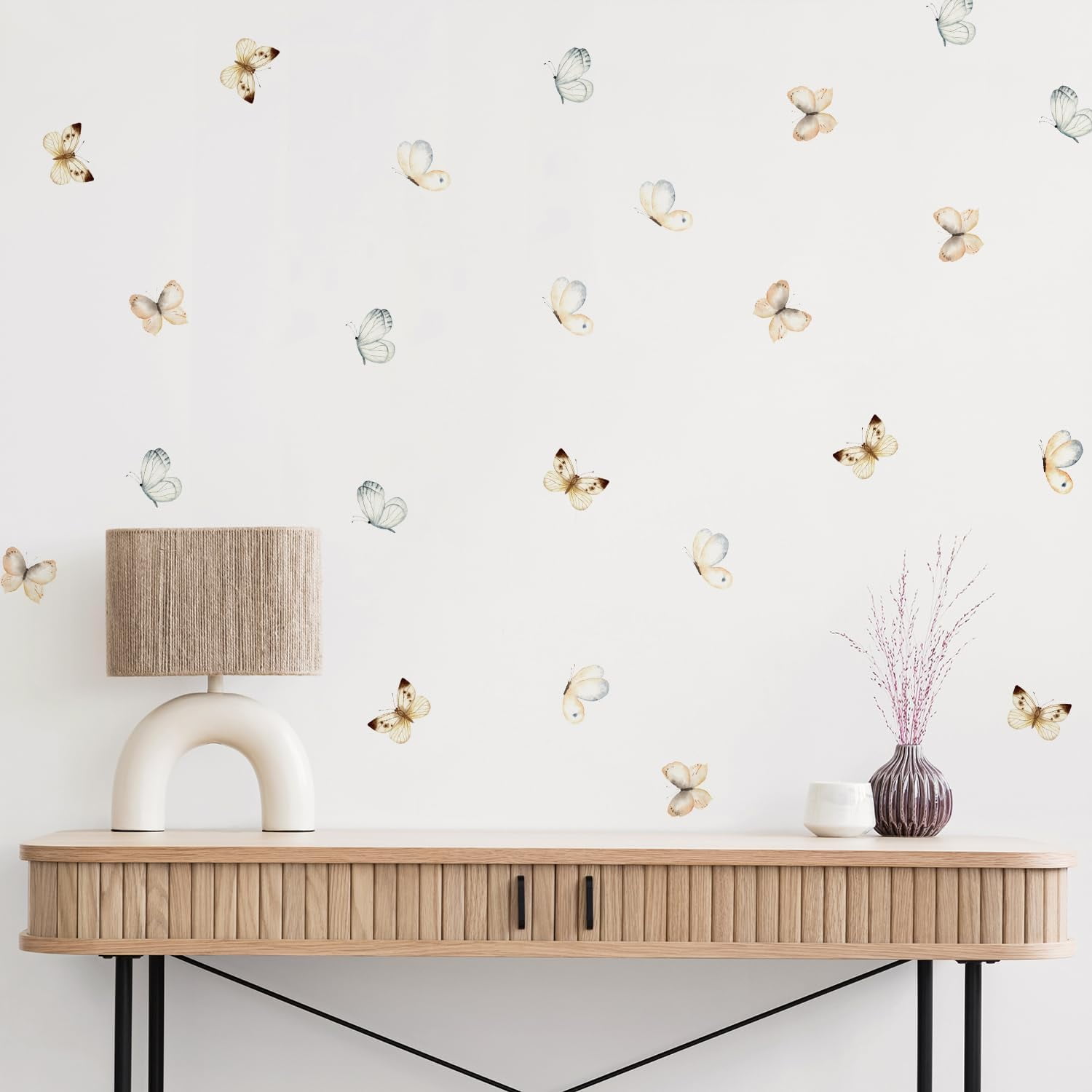 Boho Wall Stickers Girls Bedroom Removable Wall Decals Nursery Kids ...