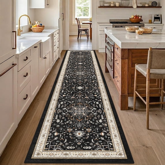 Boho Washable Hallway Runner Rug 2x10 Soft Non-slip Extra Long Kitchen ...
