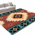 Boho Washable Rug 4x6 Area Rug for Living Room Bedroom Non Slip Indoor ...
