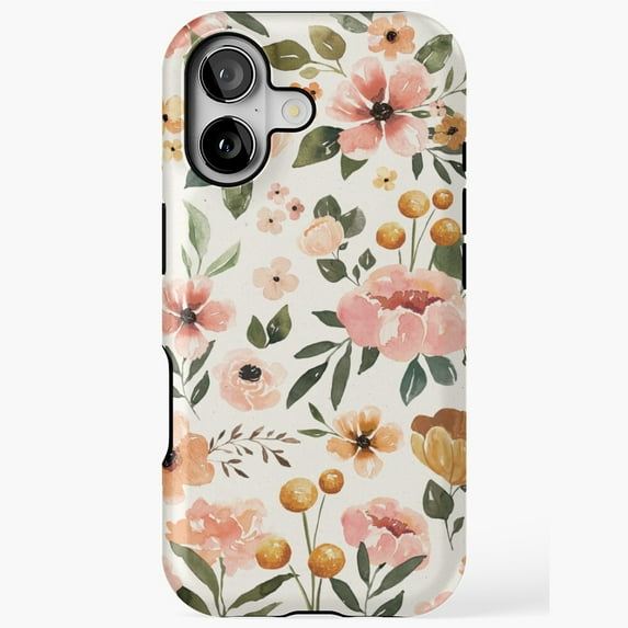 Boho Watercolor Floral Themed Art Compatible Phone Case for iPhone 11 ...