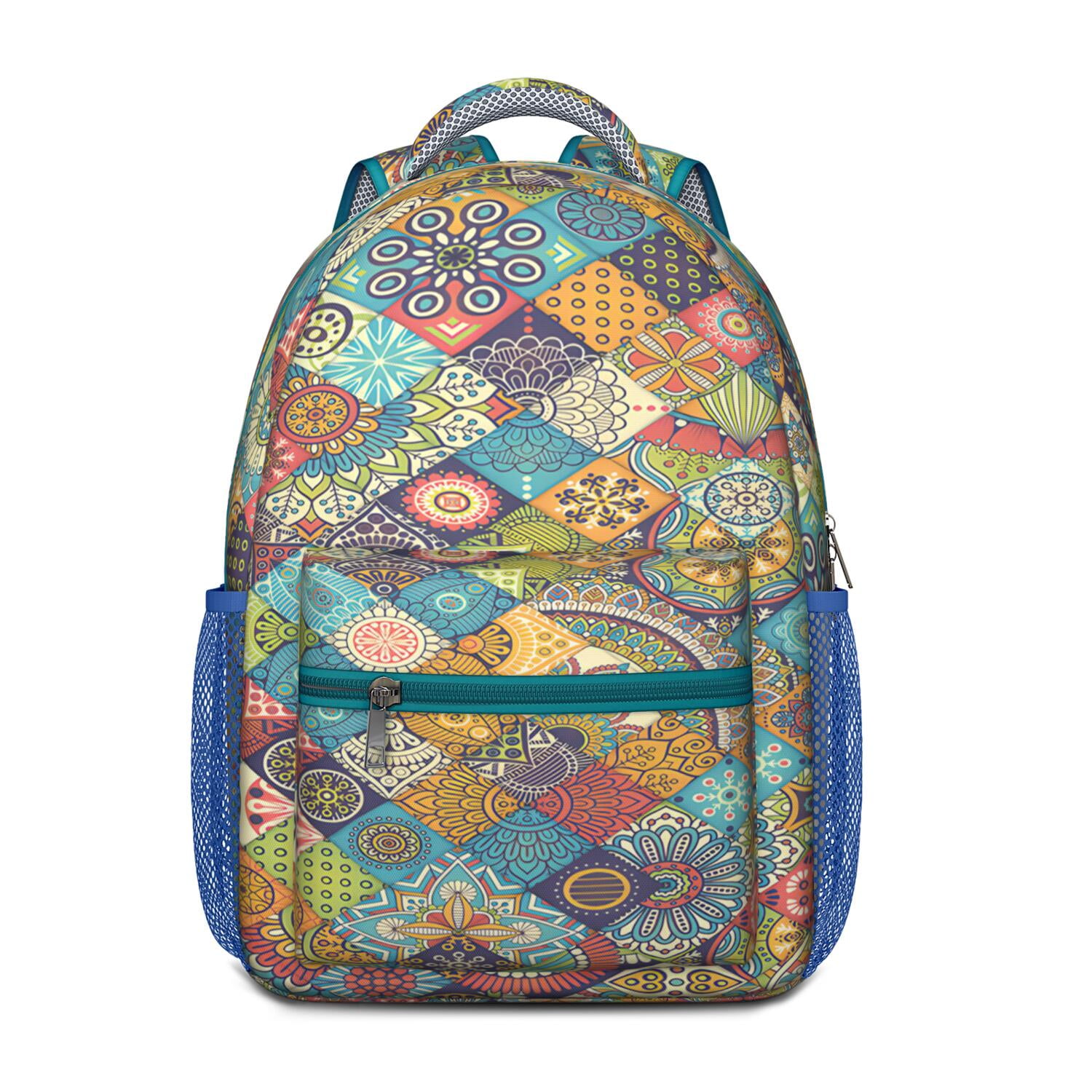 Boho Waterproof Backpack - Breathable Mesh Straps & Spacious Design for ...
