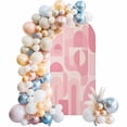 Boho Wedding Arch Cover 4Ft Bohemia Abstract Arch Pattern Pink Wedding ...