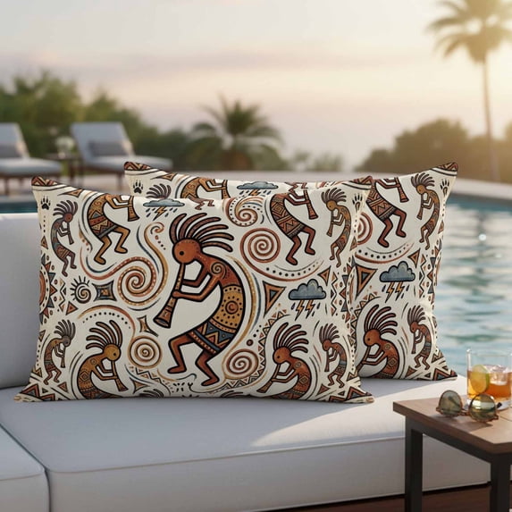 Boho Western Outdoor Pillow Covers 20x12 Inch Lumbar Pillow Covers Set ...