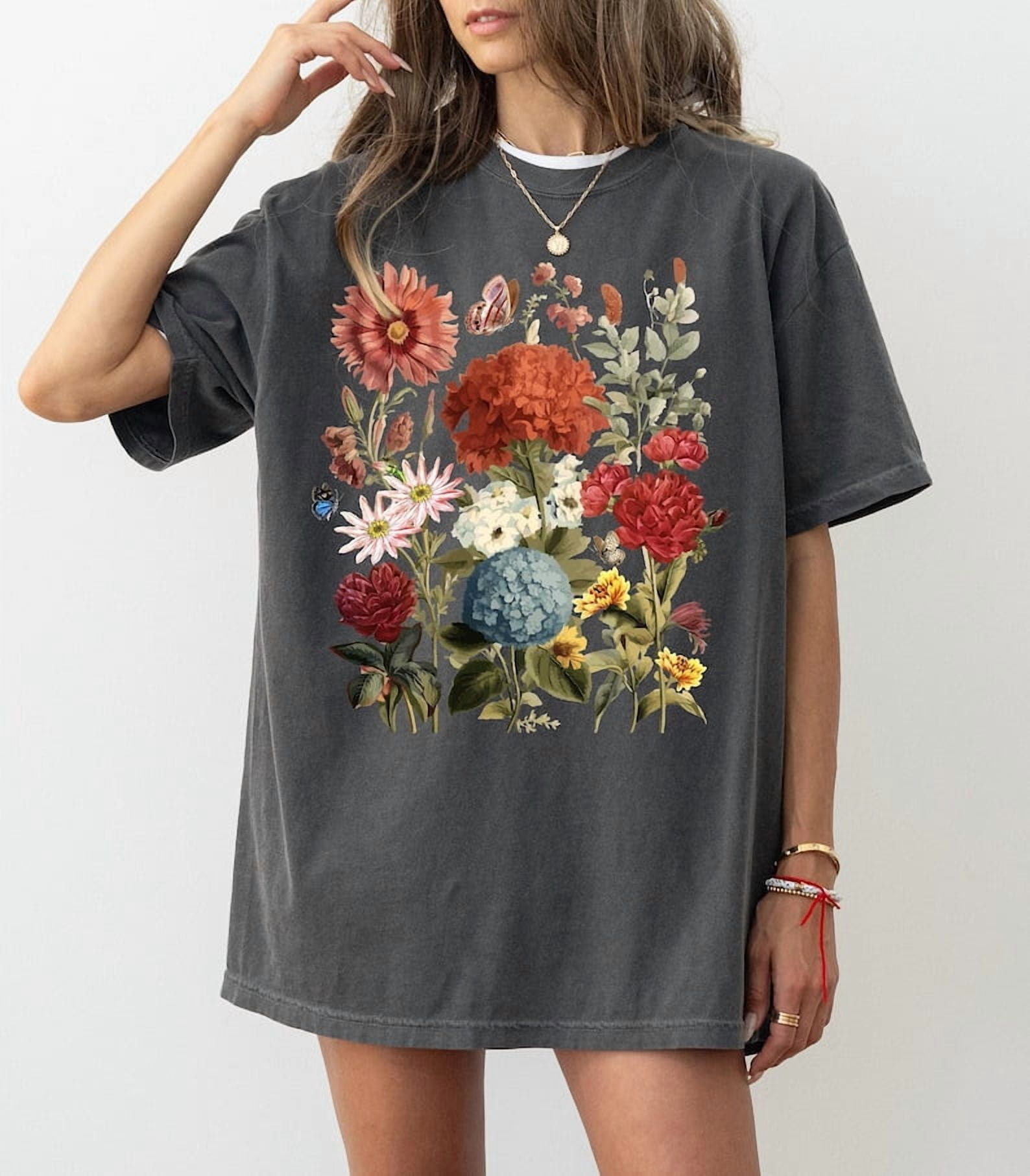 Boho Wildflowers Cottagecore Shirt, Wild flowers Shirt, Gift For Women ...