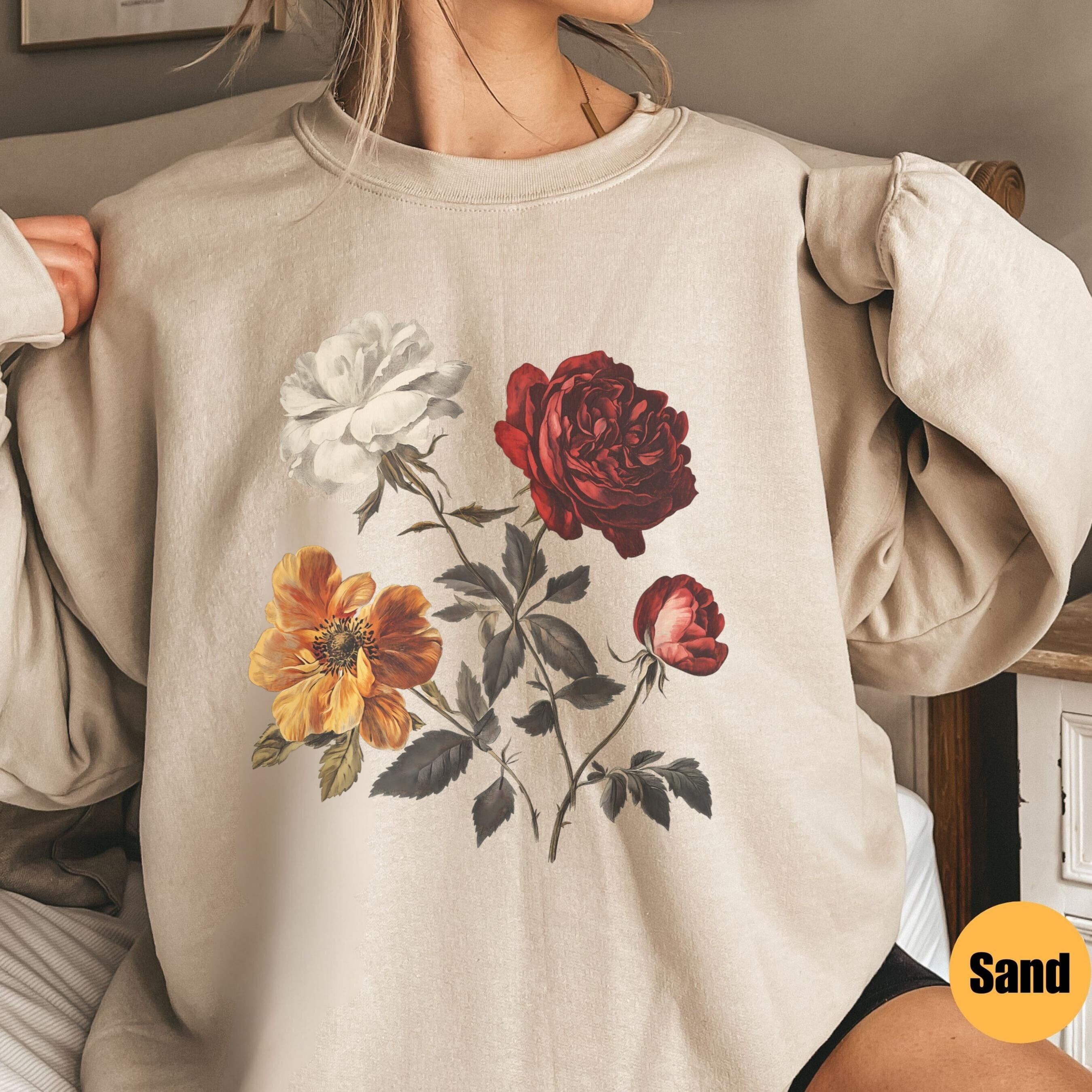 Boho Wildflowers Cottagecore T-Shirt, Gift For Her, Flower Shirt ...