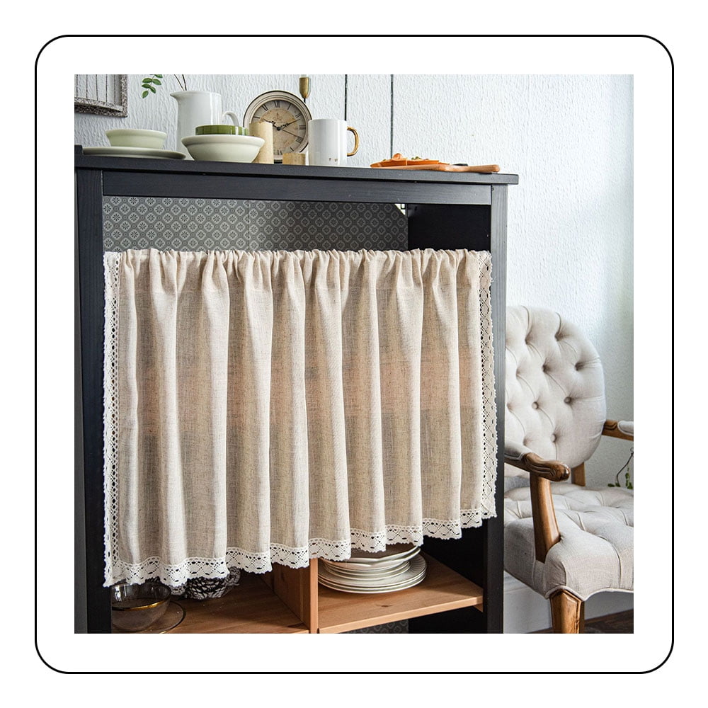 Luxurious Glossy Feeling Rustic Valance, Boho Window Toppers Suitable ...