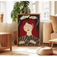 Boho Woman Portrait Red Hair Goddess Poster Unframed Paper Print ...