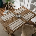 Boho Woven Placemats Set of 4 Brown/Beige Macrame Style Place Mats for ...
