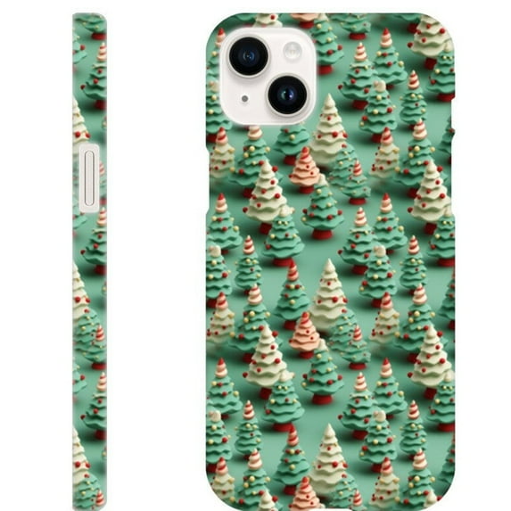 Boho Xmas Design 3D Christmas Tree Phone Case with iPhone 17 to 11 Pro ...