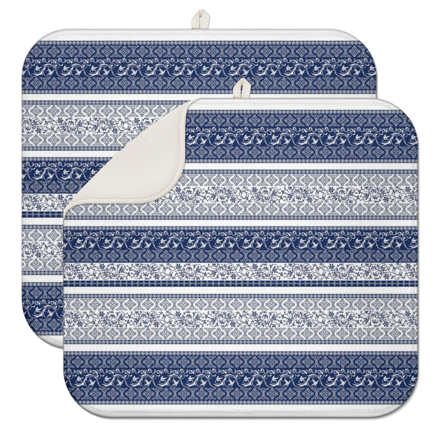 Boho chic Ethnic Colorful Reversible Design Utensil Drip Tray Kitchen ...