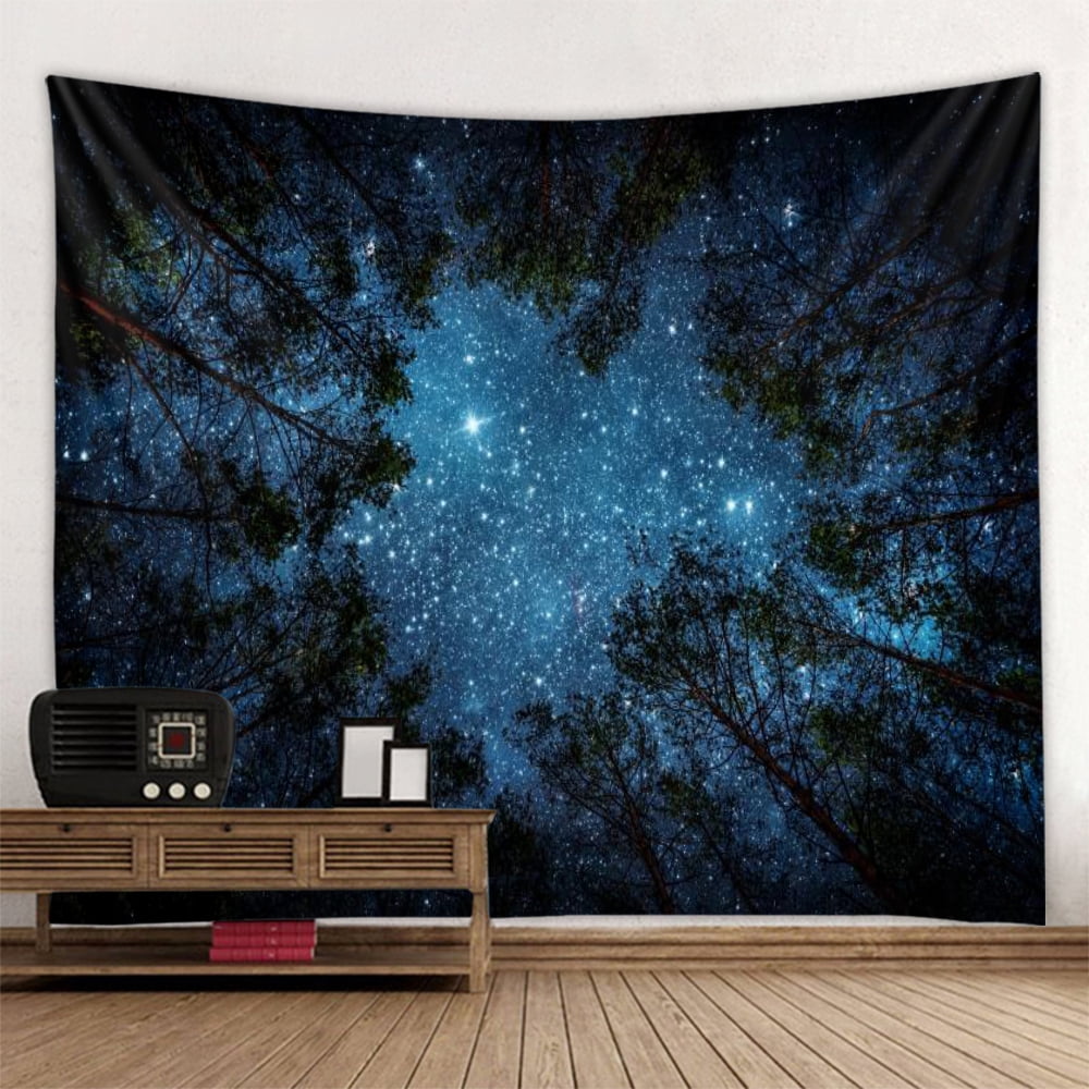 Boho ration Home r Night Sky Stars Space Tapestry rative Hanging Cloth ...