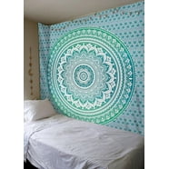Urban Shop Retro Blue Smiley Wall Tapestry 60x60 Hanging Decor for Teen ...
