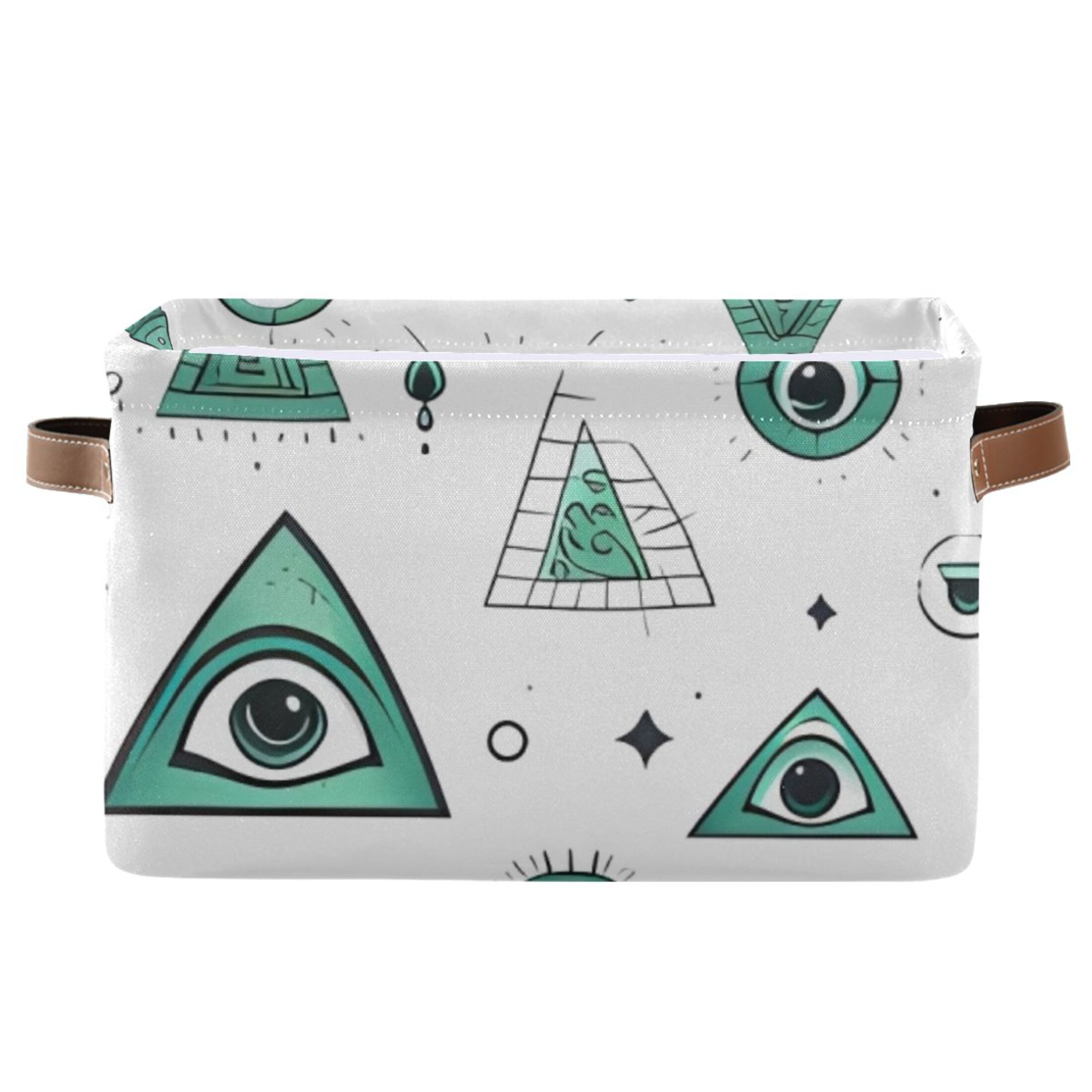 Bohomia Abstract Eyes Storage Basket Large Foldable Storage Bin Laundry ...