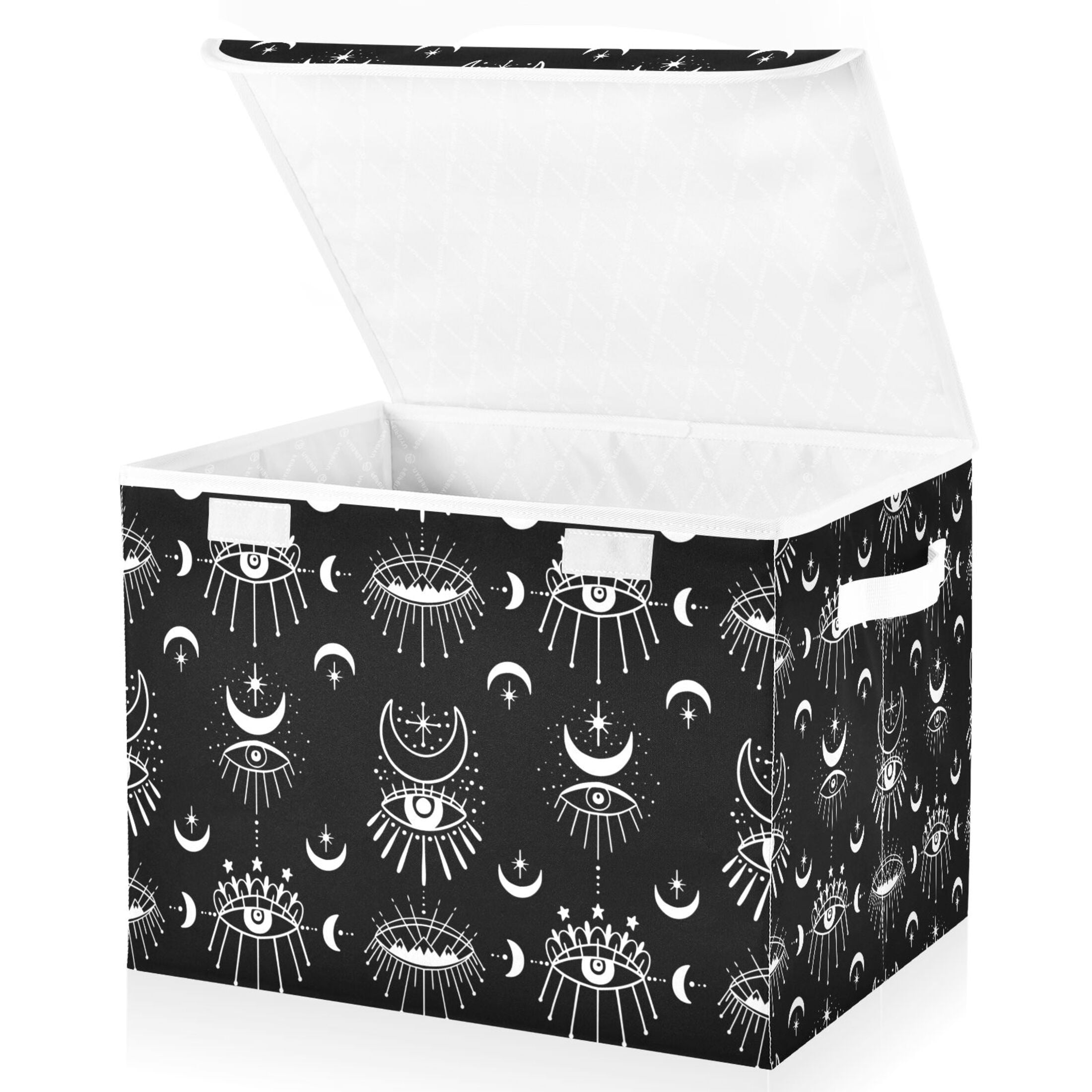 Bohomia Eyes Large Lidded Storage Bin Foldable Storage Boxes Cubes ...