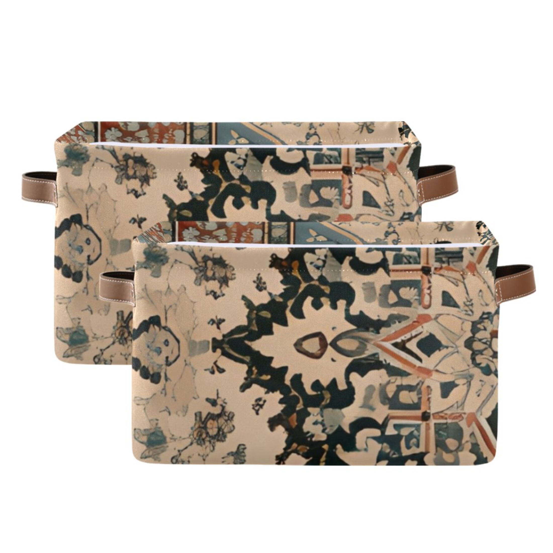 Bohomia Print Storage Basket Large Foldable Storage Bin Laundry Baskets ...