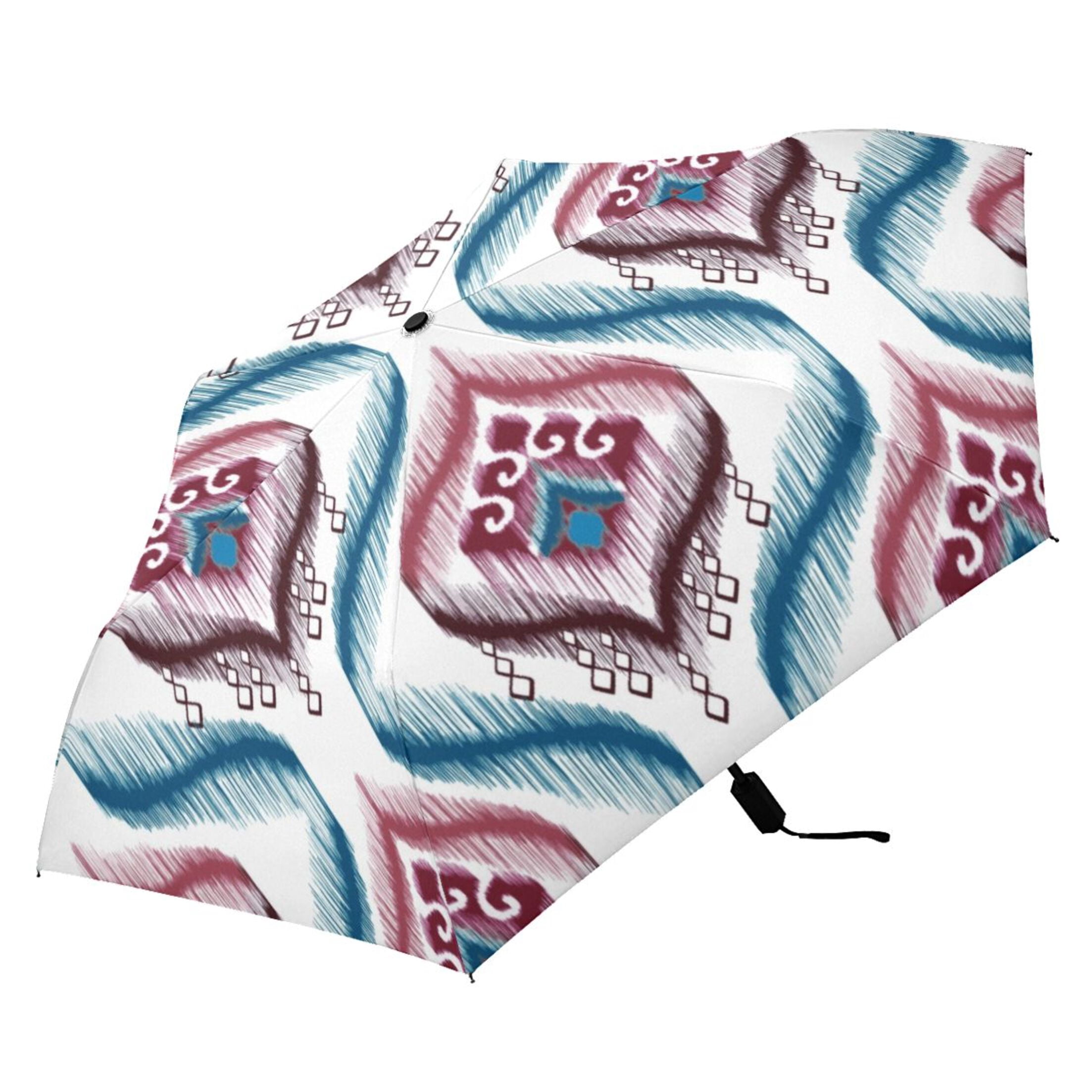 Bohomia Tribal Indian Ethnic Compact Folding Umbrella for Rain ...