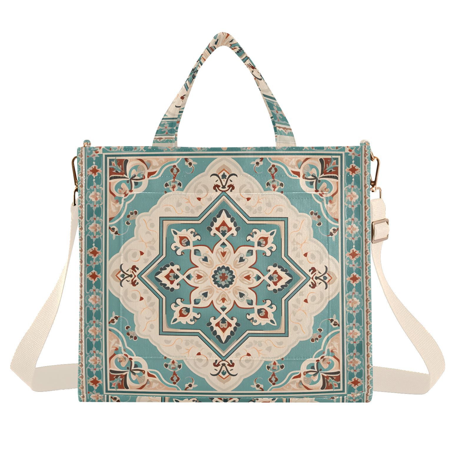 Bohomia and Rustic Pattern Corduroy Tote Bag Handbag Large Messenger ...